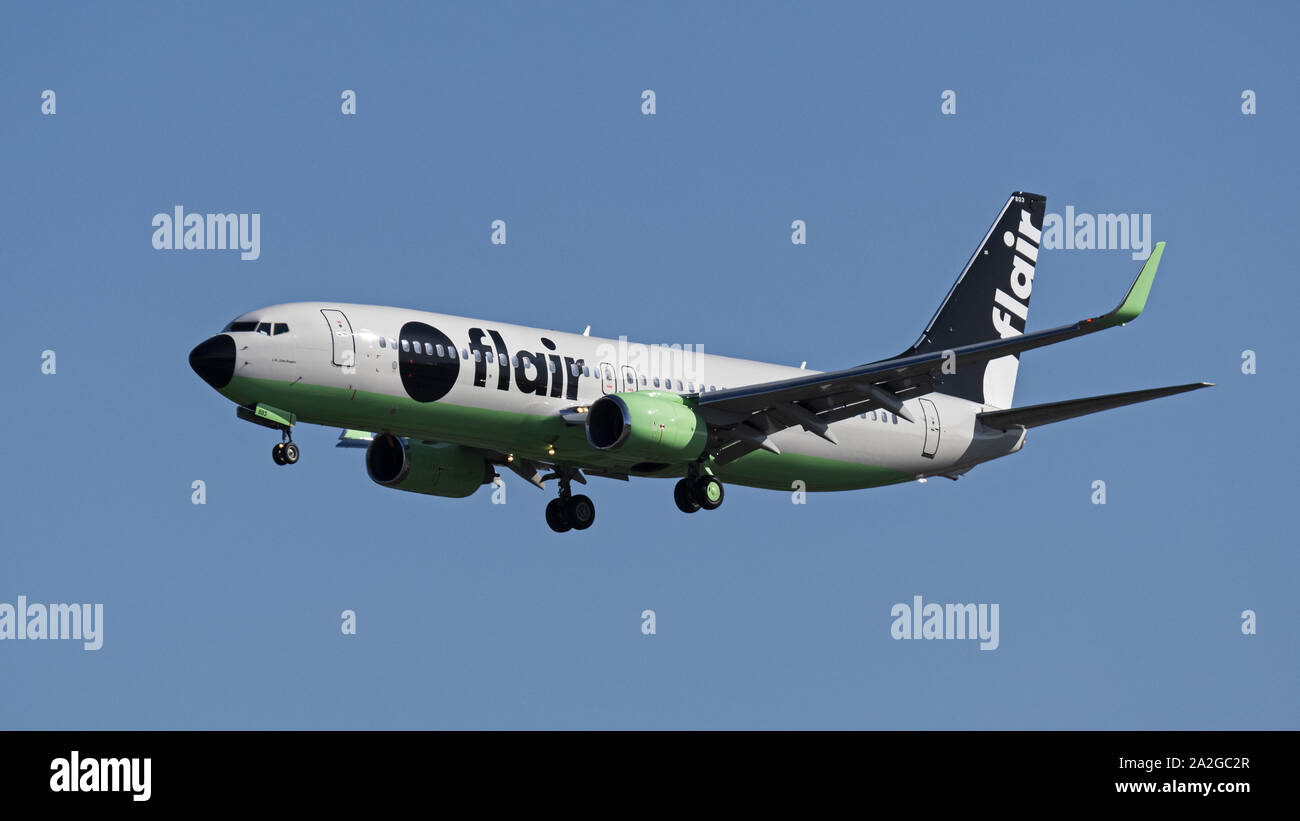 Flair airlines aircraft hi-res stock photography and images - Alamy
