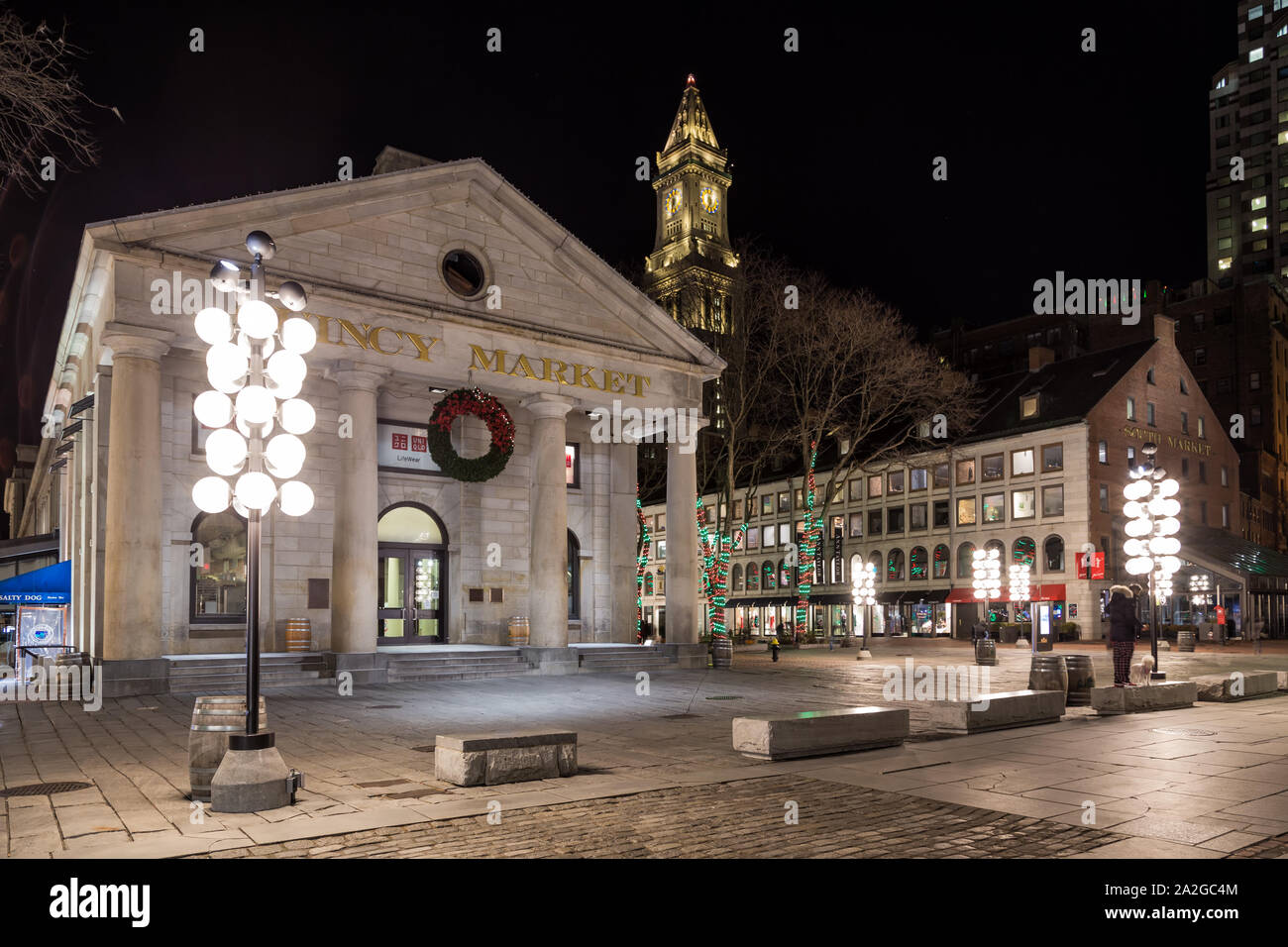 Vintage boston skyline hi-res stock photography and images - Alamy
