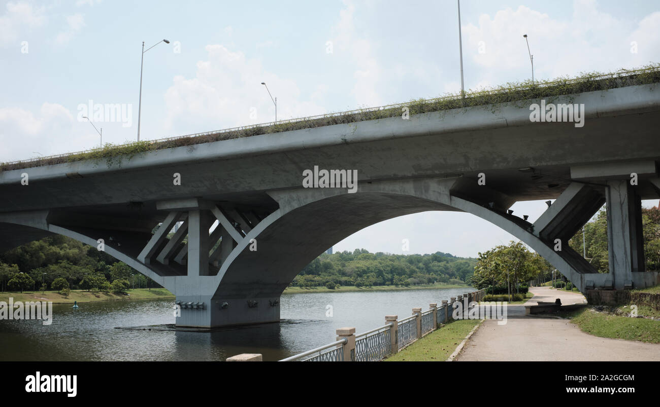 Bridge over the river Stock Photo - Alamy