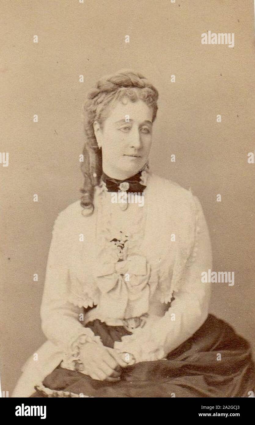 Empress Eugenie of the French Stock Photo - Alamy