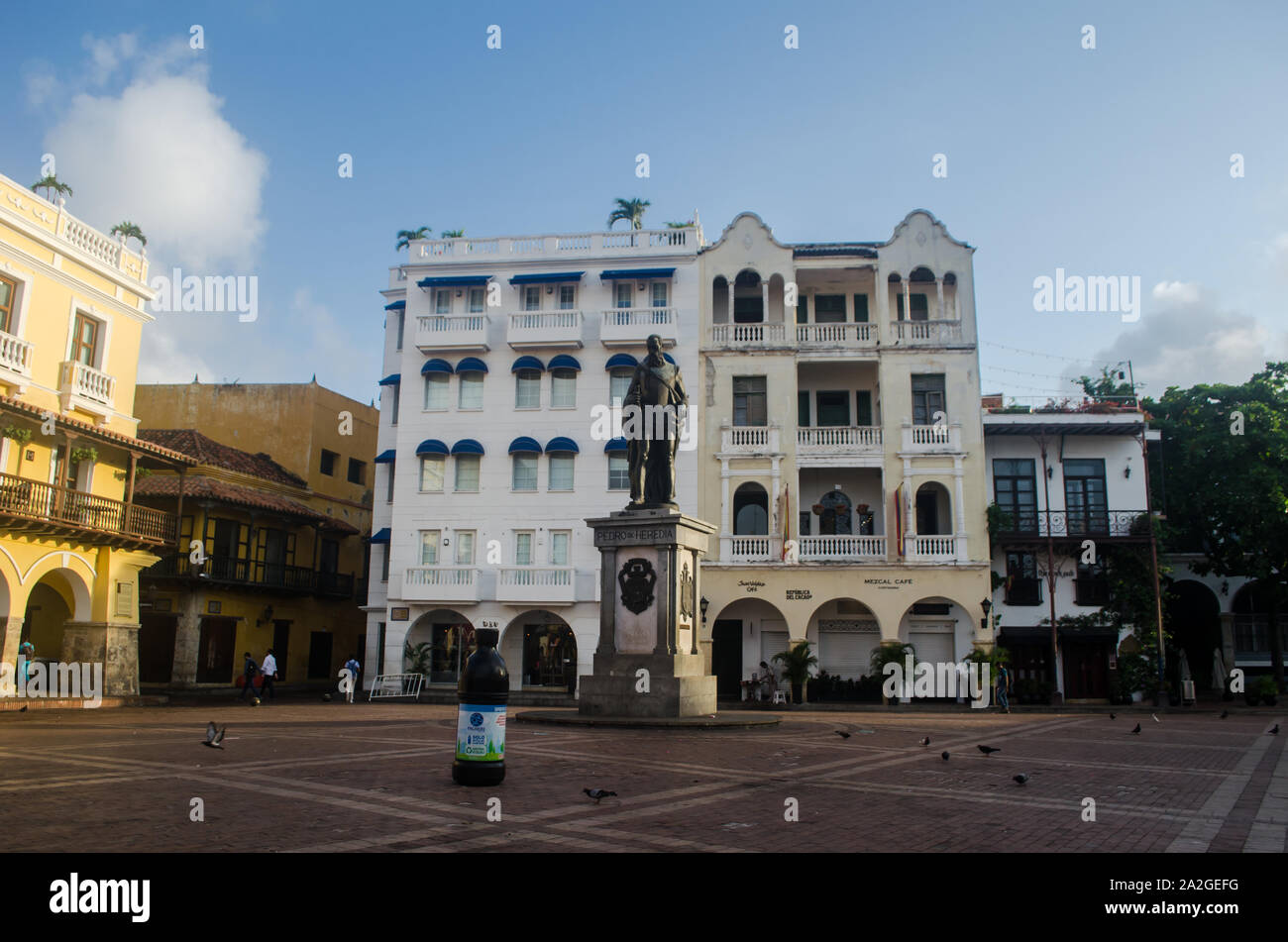 Colonial architecture in the Walled City Stock Photo - Alamy
