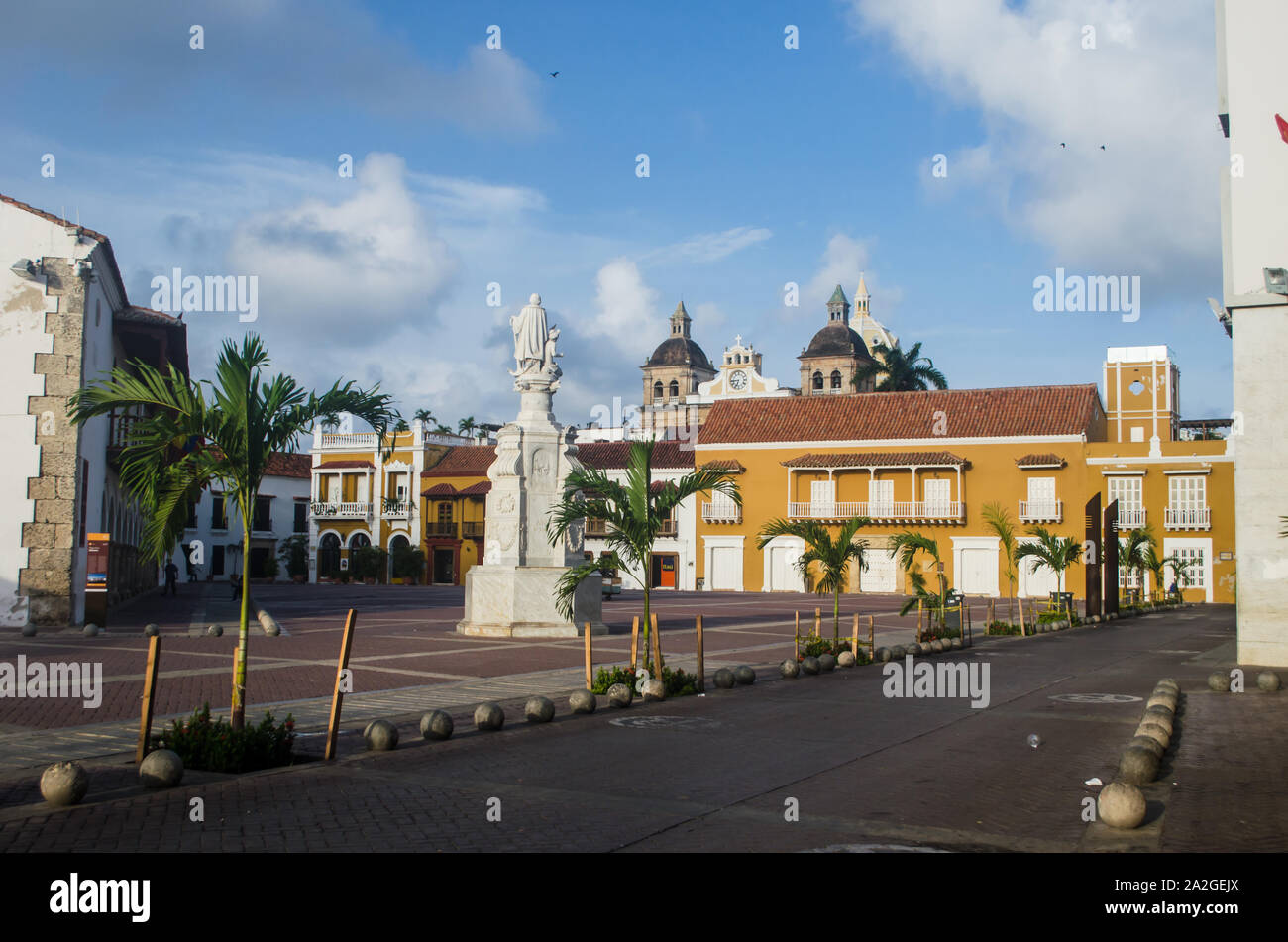Colonial architecture in the Walled City Stock Photo - Alamy