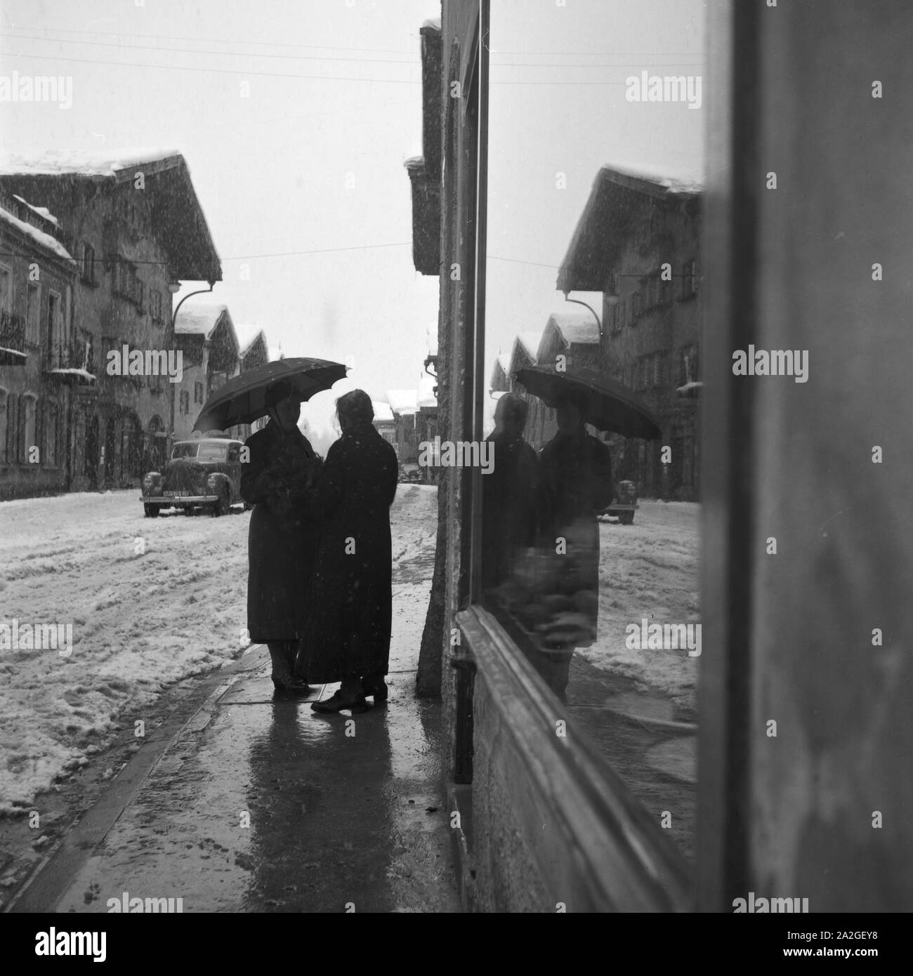 Immenstadt germany snow Black and White Stock Photos & Images - Alamy
