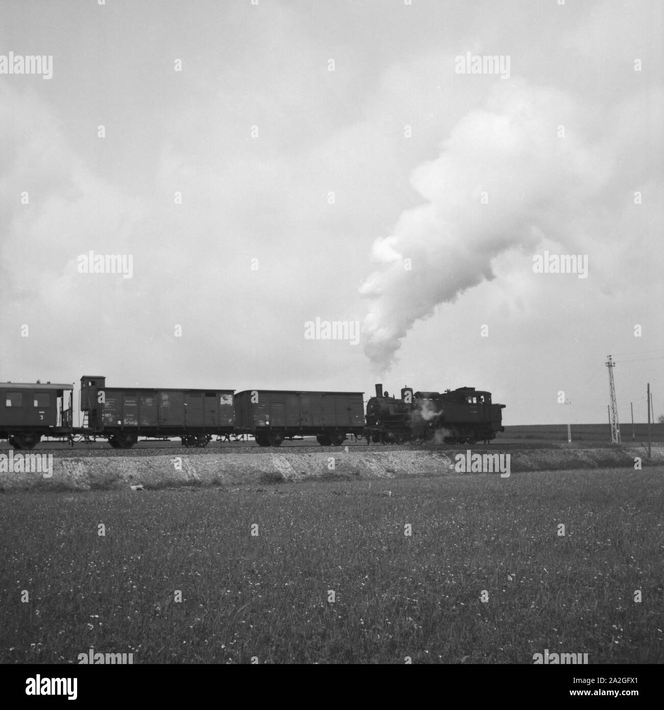 Personenzug der Deutschen Reichsbahn, Deutschland 1930er Jahre ...