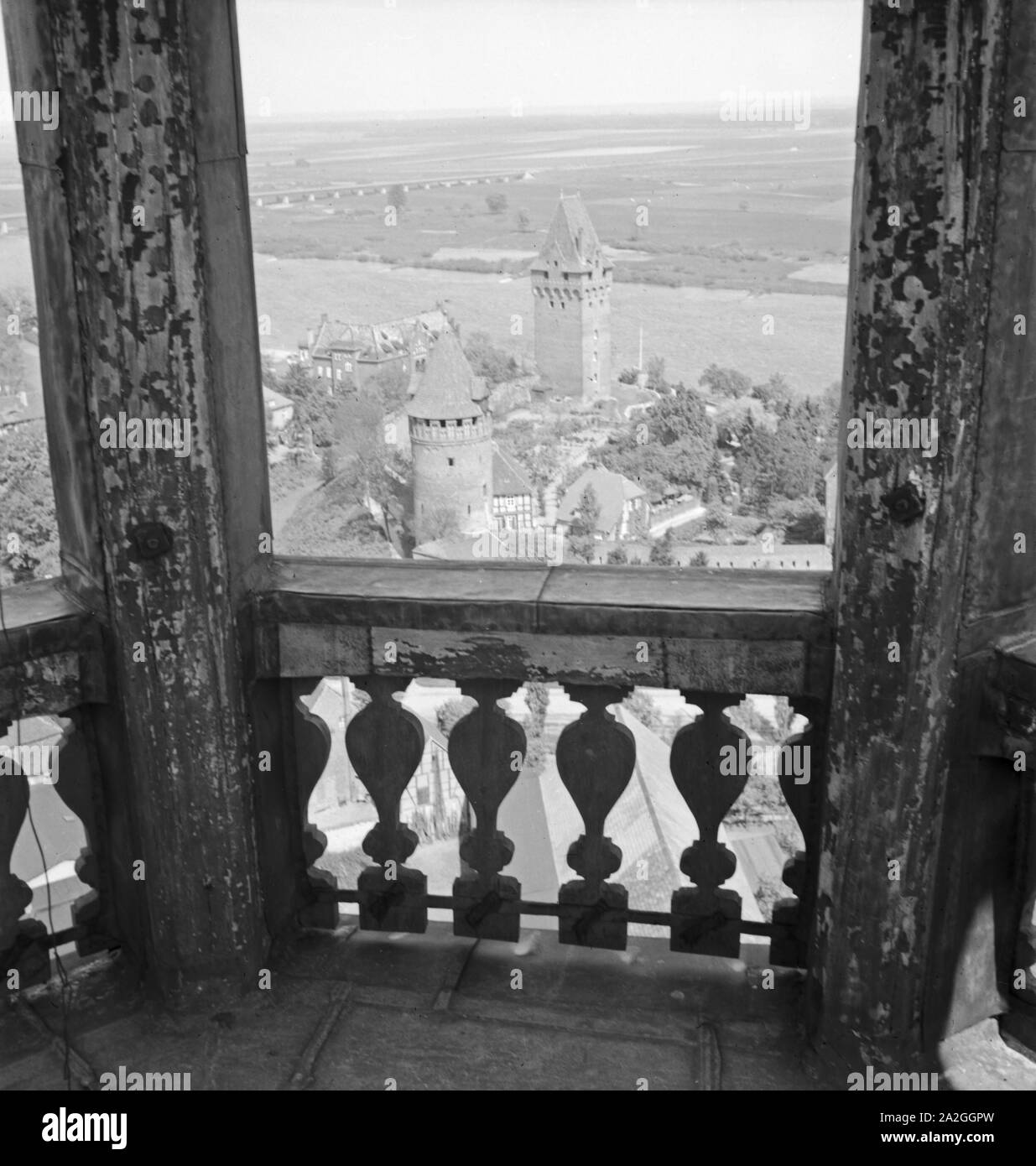 Hanseatic city of tangermunde Black and White Stock Photos & Images - Alamy