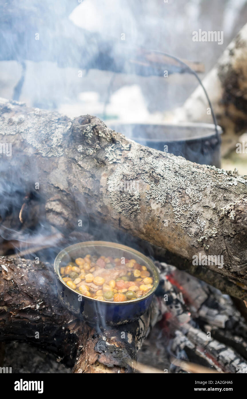 Food at the stake hi-res stock photography and images - Alamy