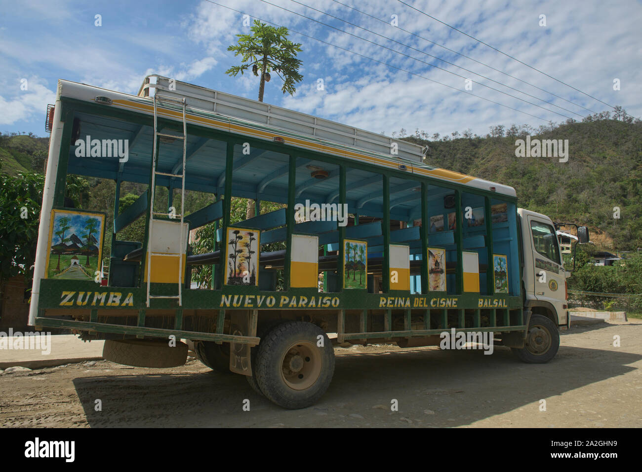 The unique ranchero, open-air public transport in the southern ...