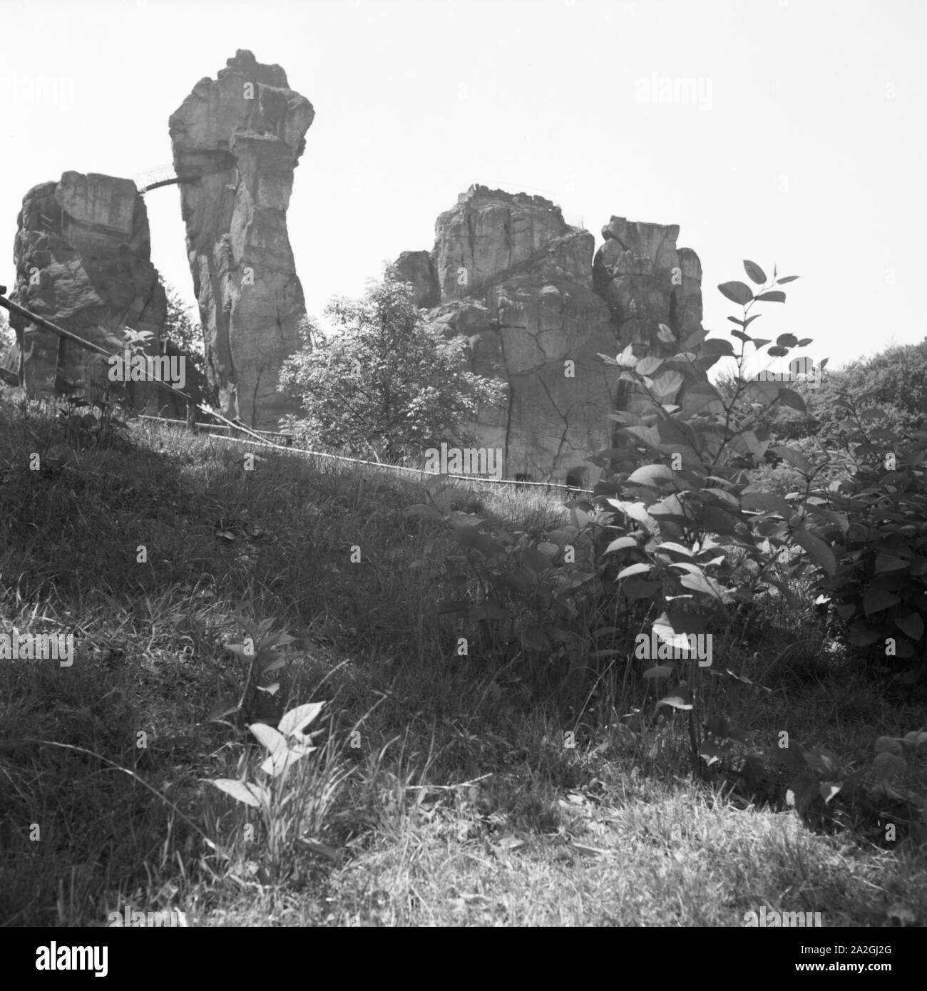 Deutschland 1930er jahre die externsteine hi-res stock photography and ...