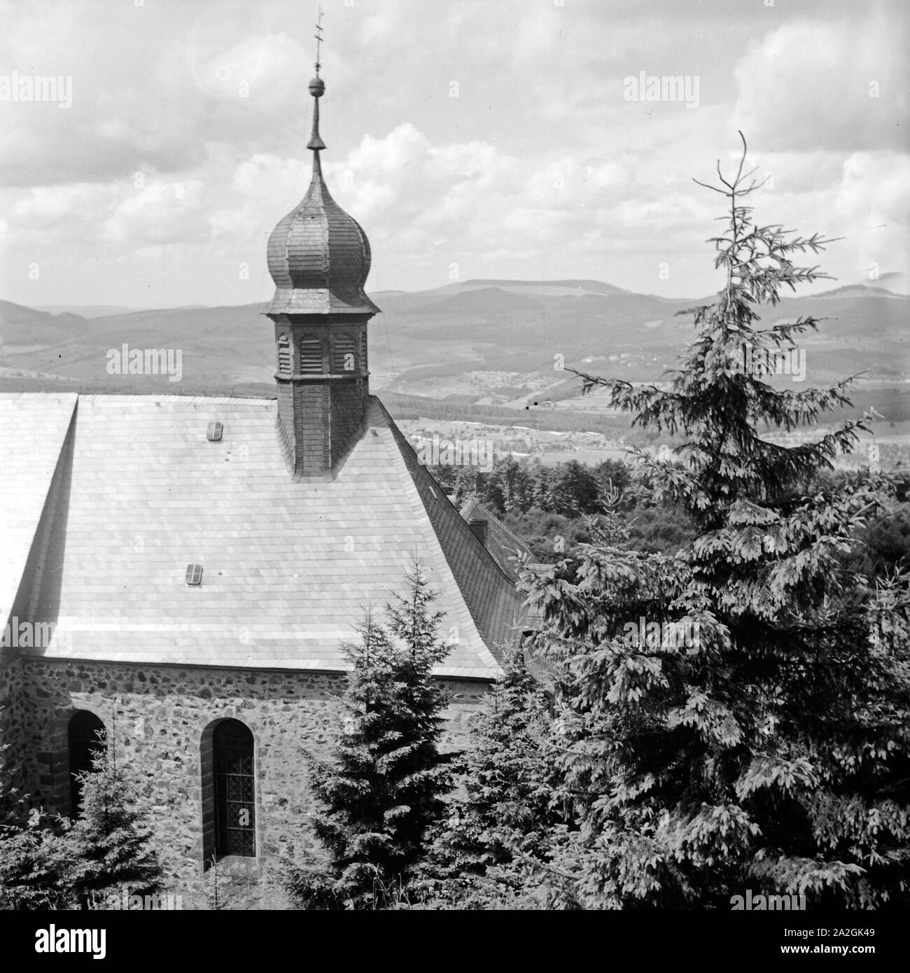 Kreuzberg monastery Black and White Stock Photos & Images - Alamy