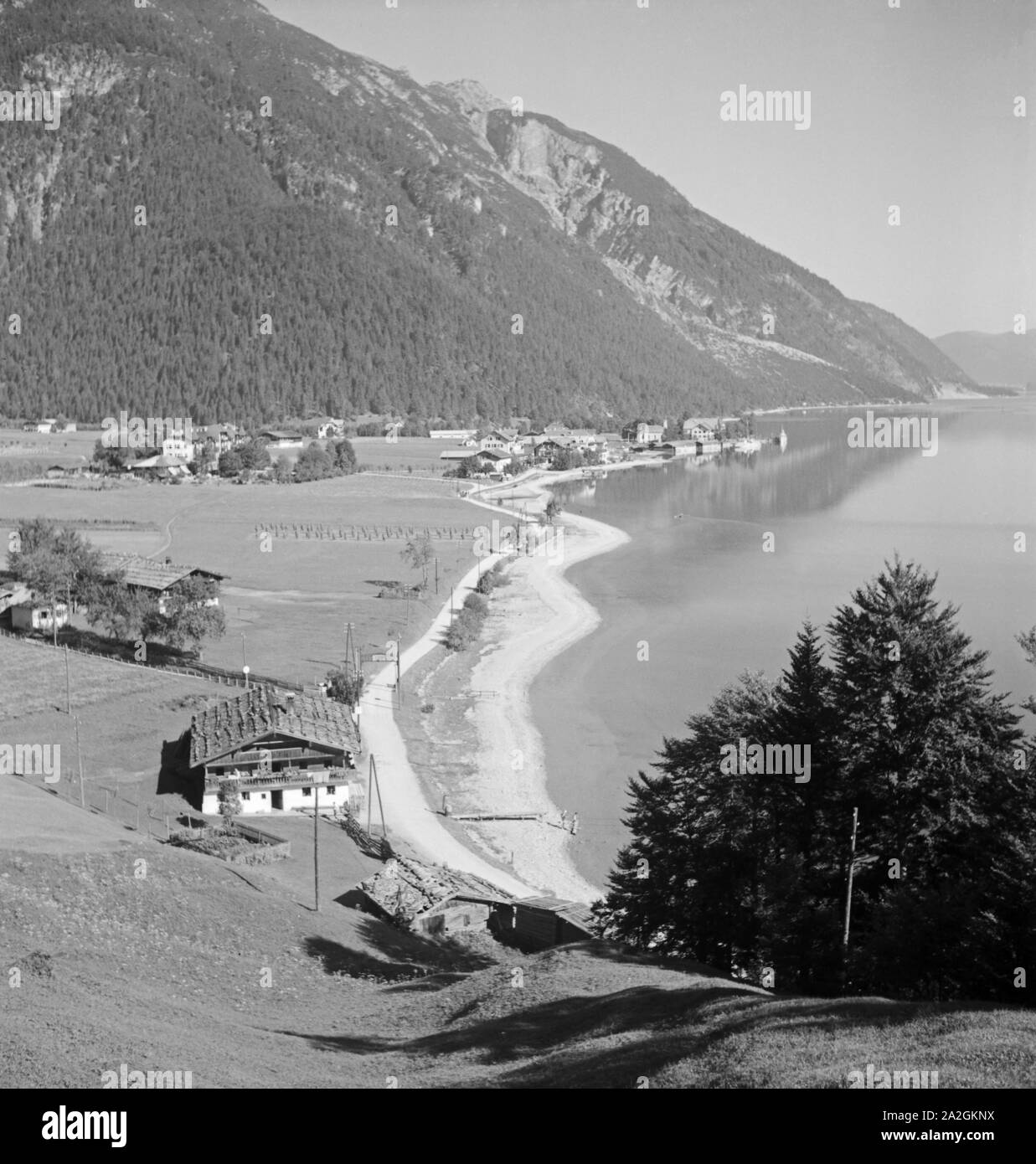 Pertisau at achensee Black and White Stock Photos & Images - Alamy