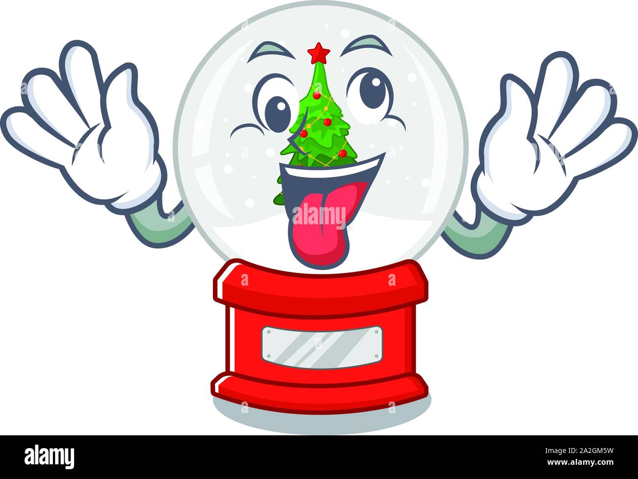 Silly snow globe Stock Vector Images - Alamy