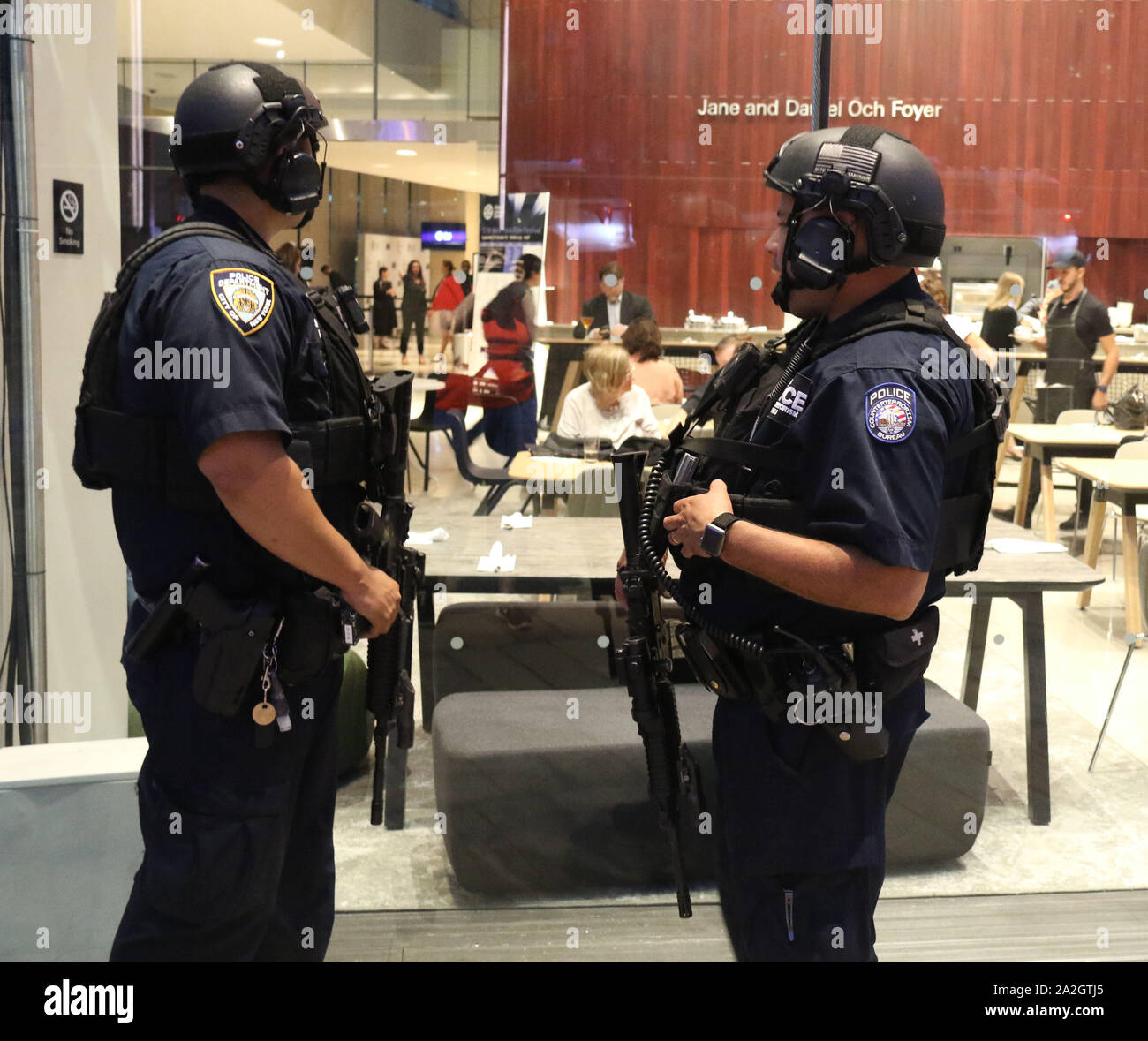 October 2, 2019, New York, New York, USA: Police presence seen at the ...