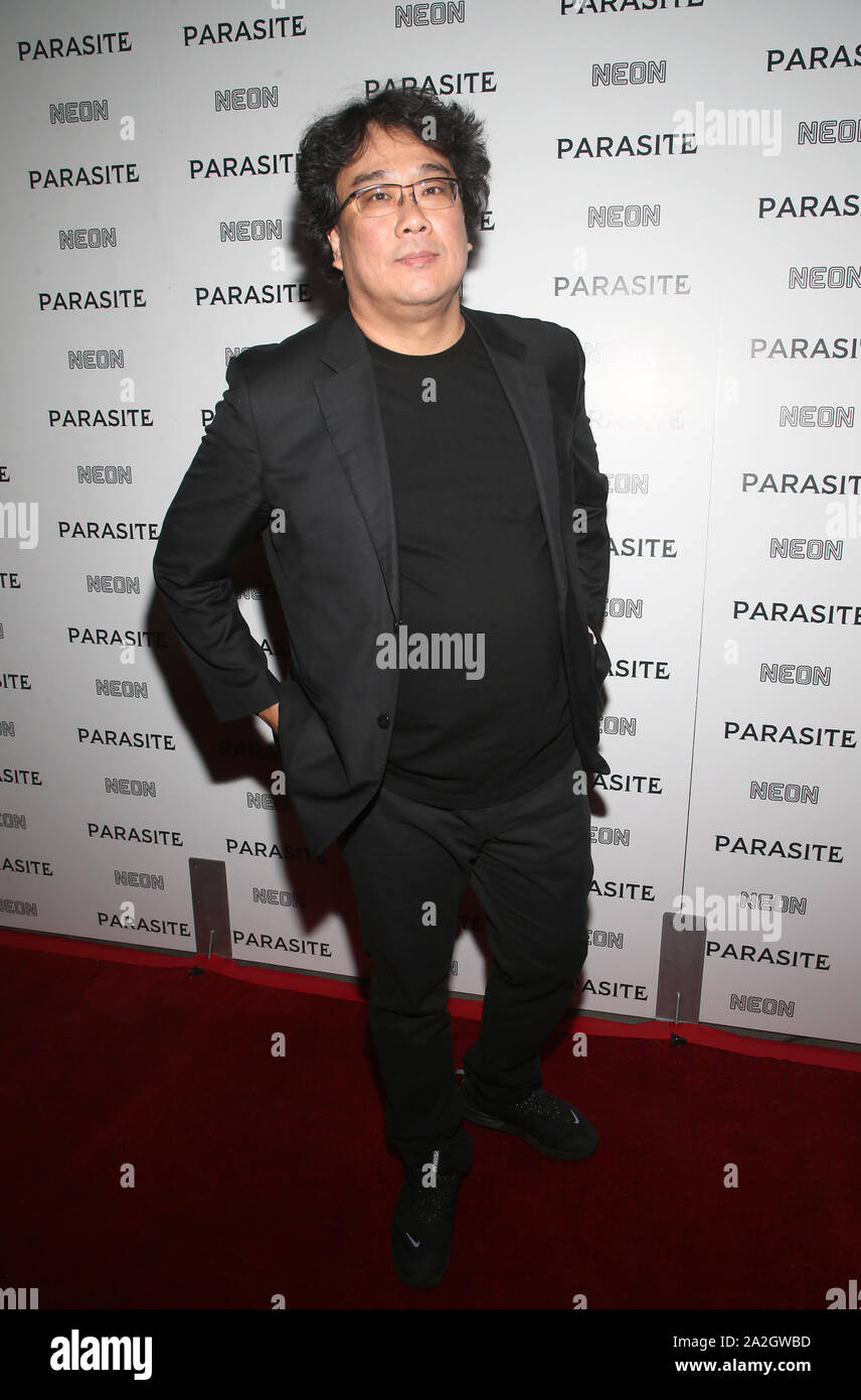 Hollywood, California, USA. 2nd Oct, 2019. Bong Joon-ho. Neon Presents ...