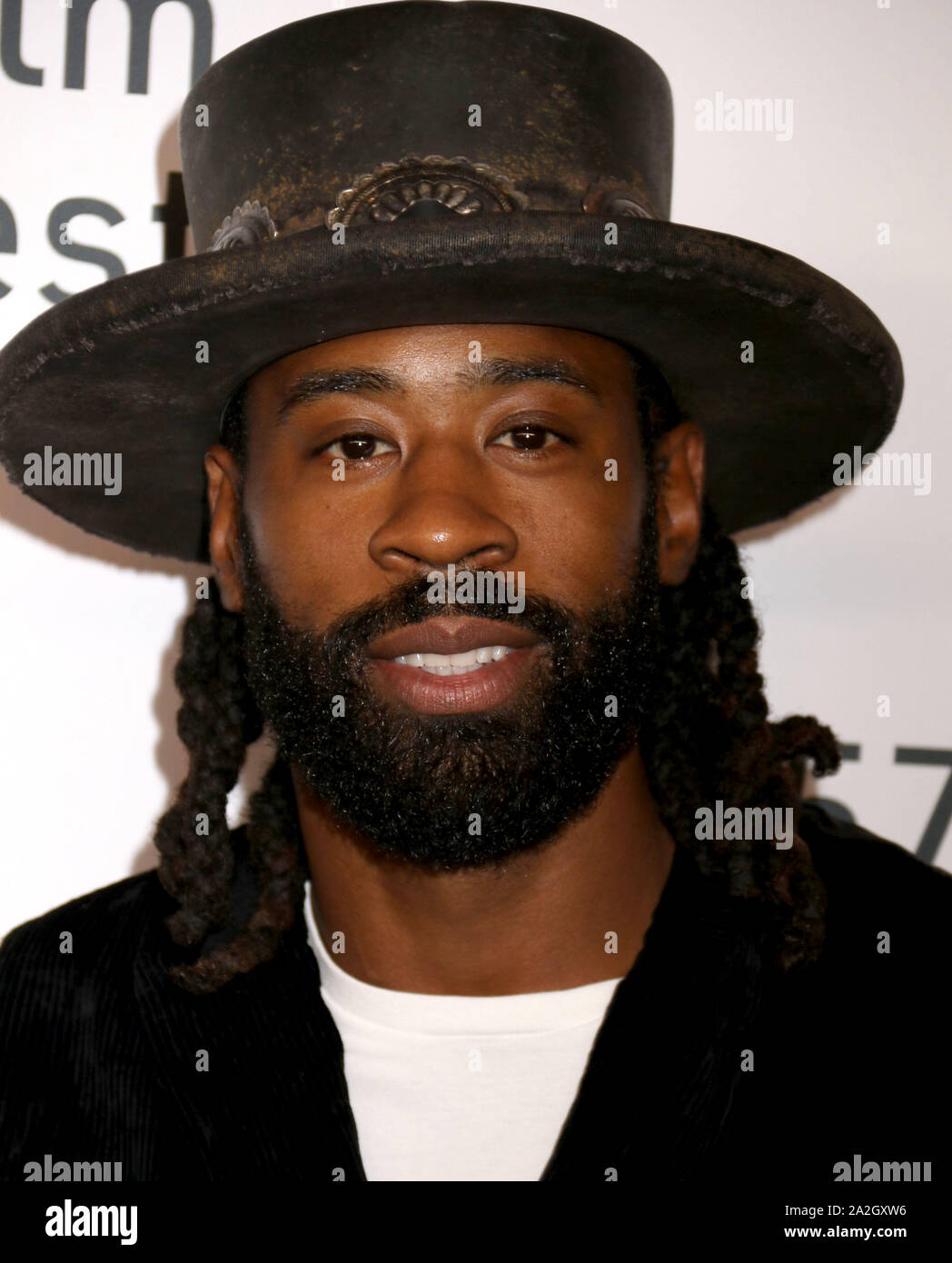 October 2, 2019, New York, New York, USA: Basketball player DEANDRE ...