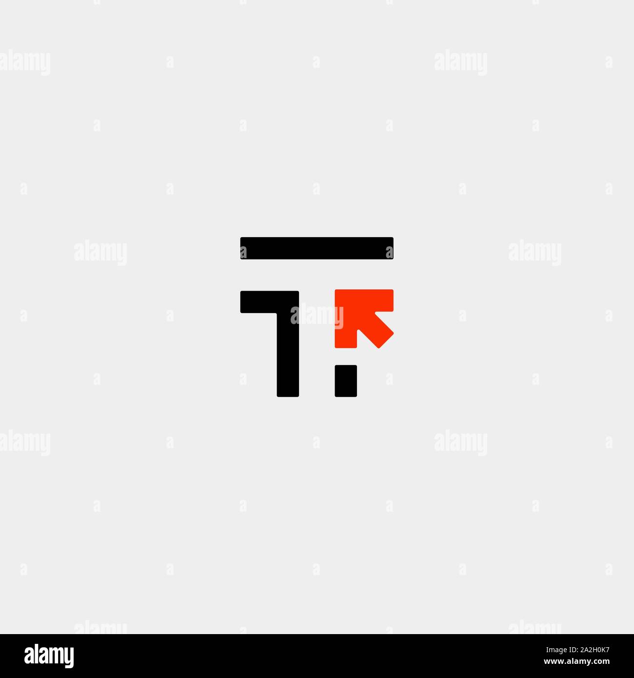 Letter click logo hi-res stock photography and images - Alamy