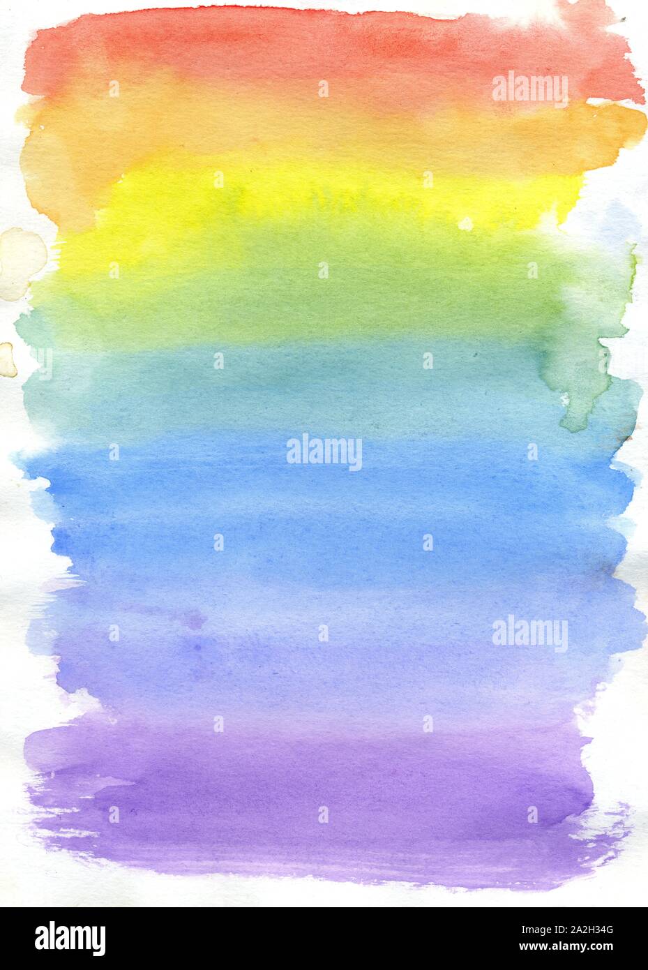 Vibrant multicolor watercolor painted texture as background Stock Photo ...