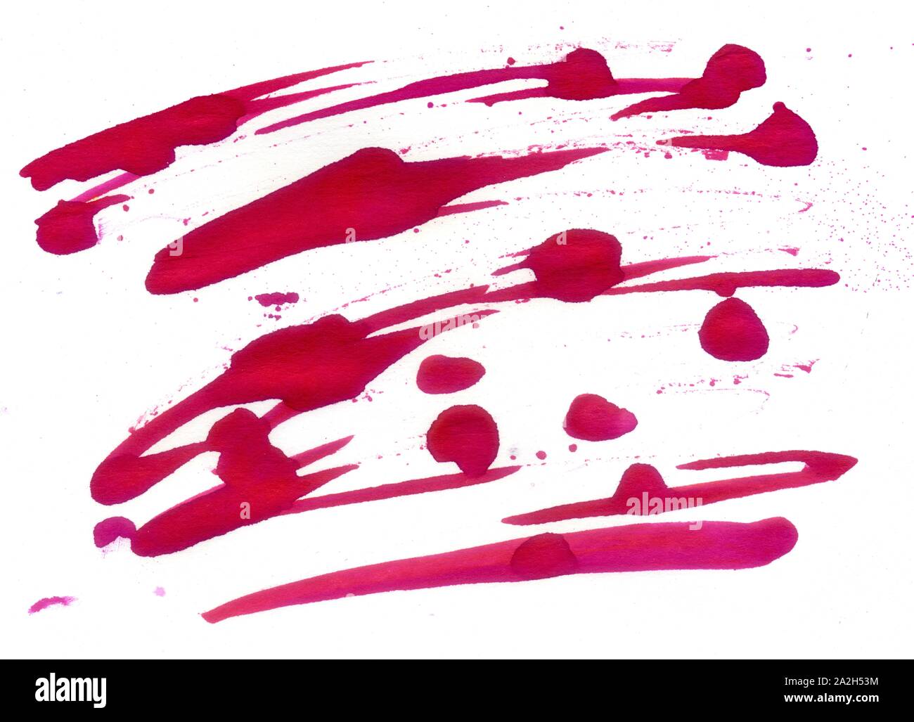 Grunge ink splatters of pink color as background Stock Photo - Alamy