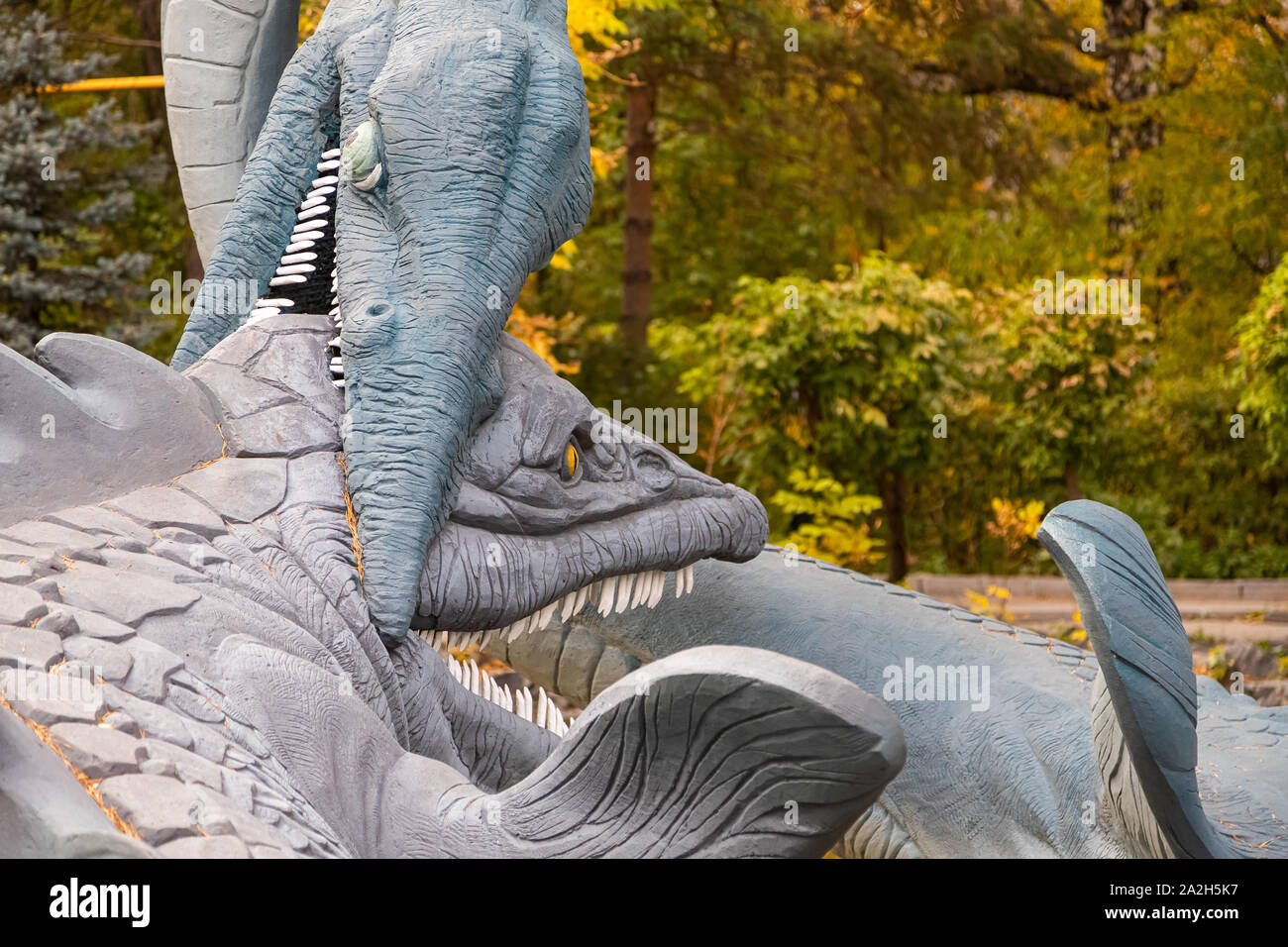 Elasmosaurus skull hi-res stock photography and images - Alamy