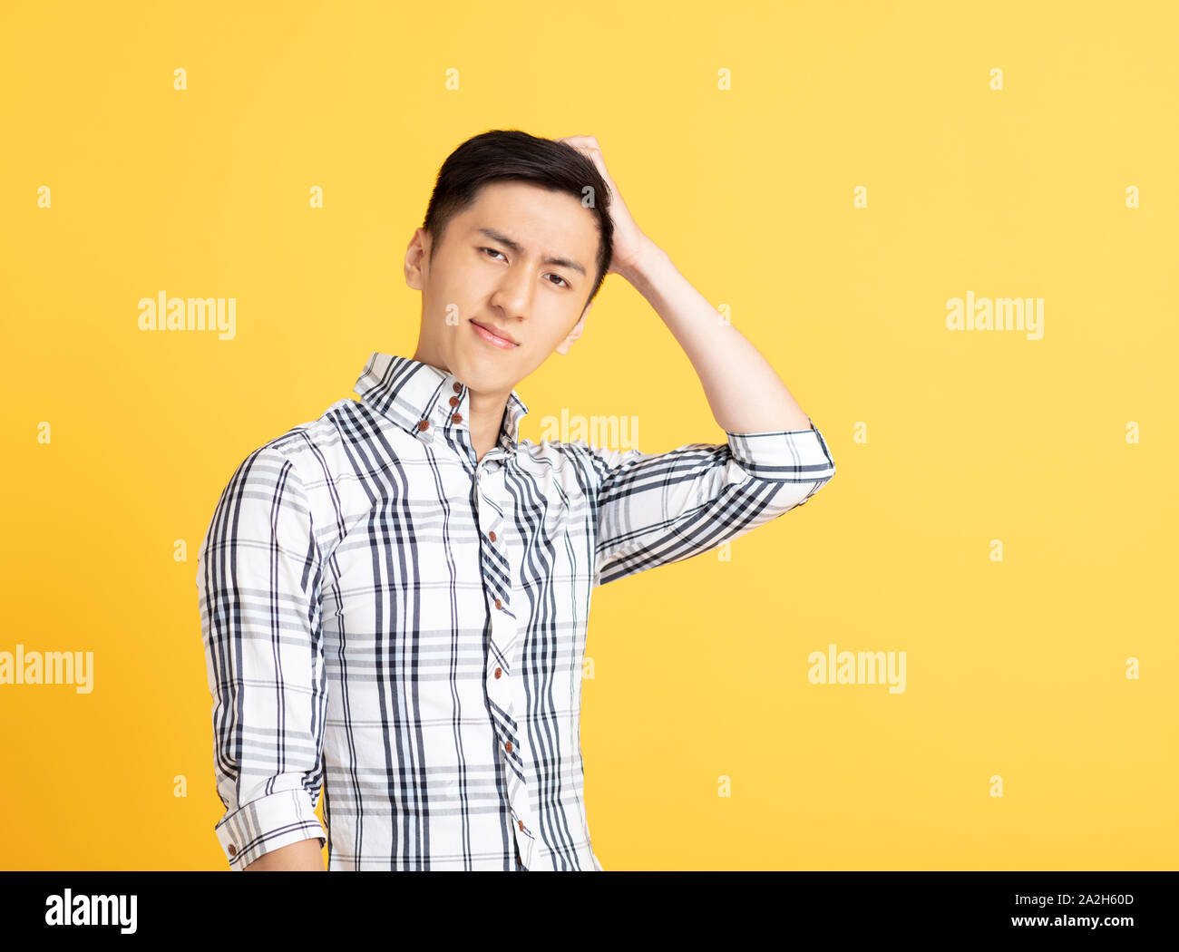 Confused thinking man hi-res stock photography and images - Alamy