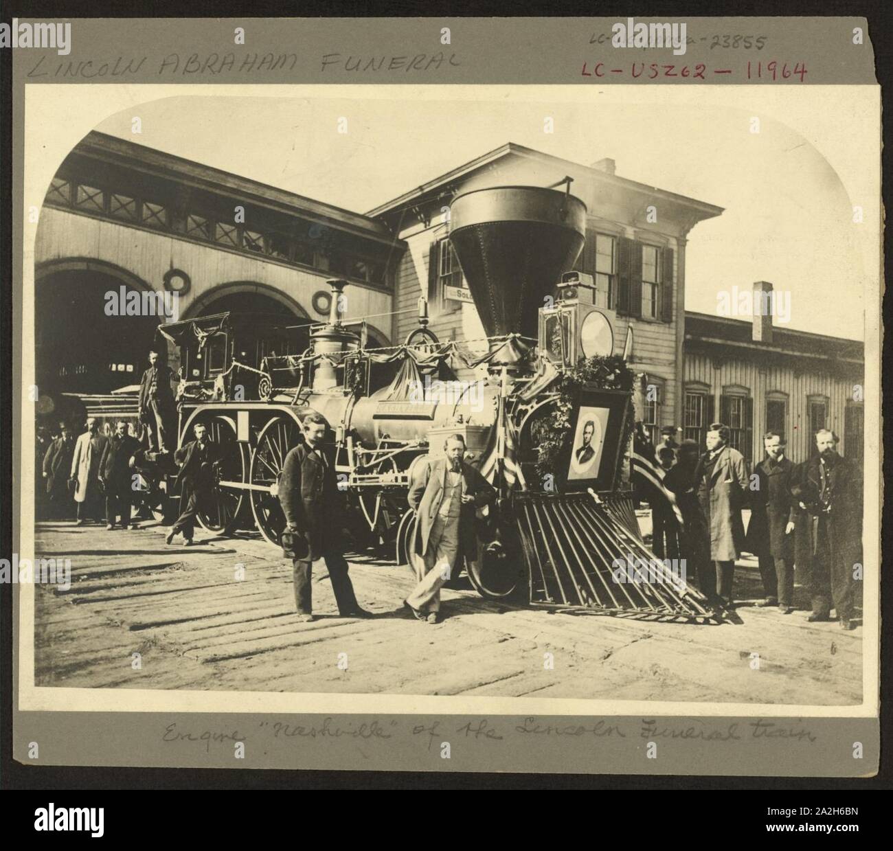 Engine ‘Nashville‘ of the Lincoln funeral train Stock Photo - Alamy