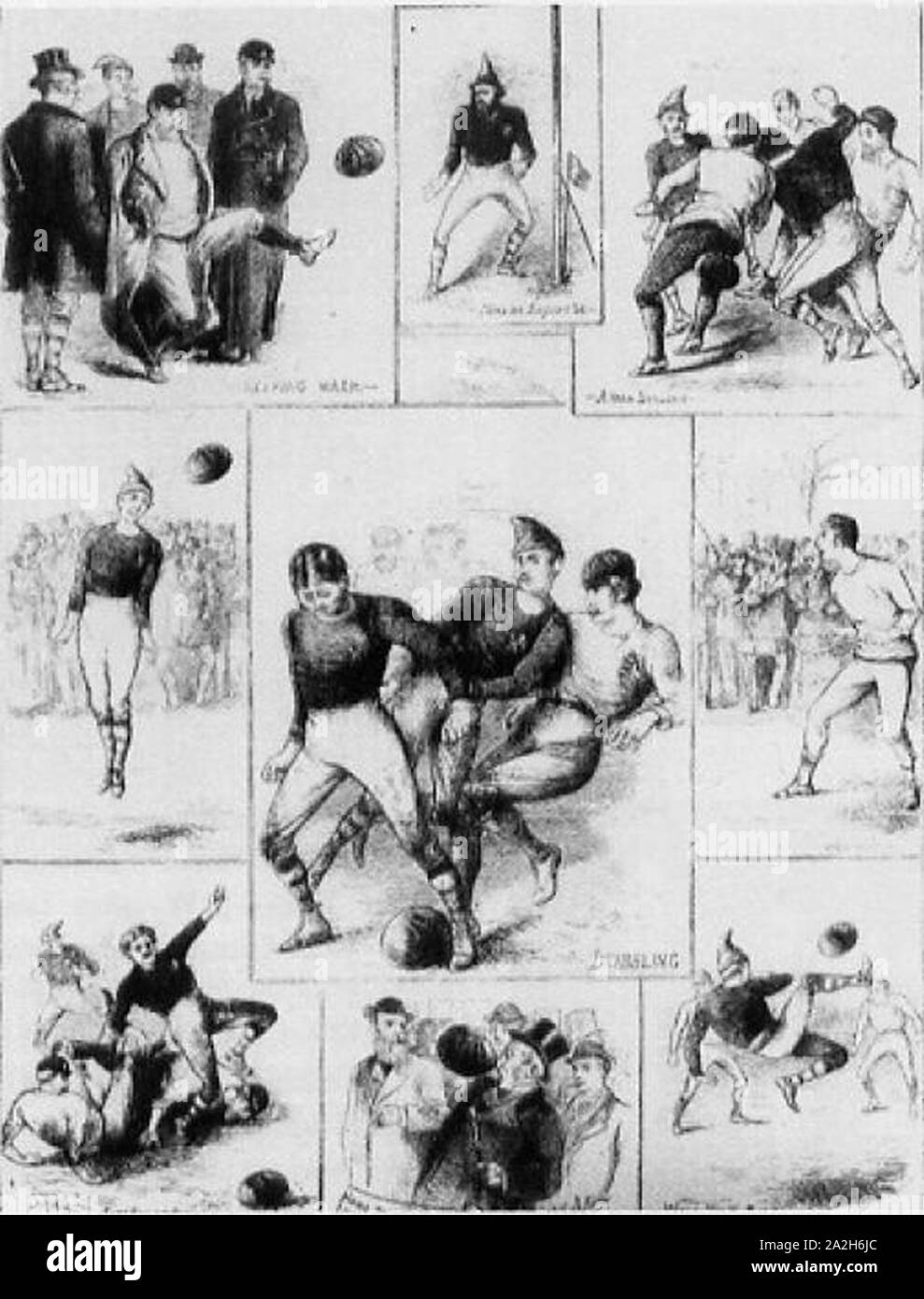 England v Scotland (1872 Stock Photo - Alamy