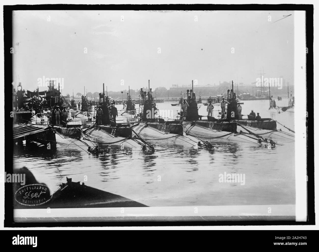 English submarine flotella at Plymouth Stock Photo - Alamy