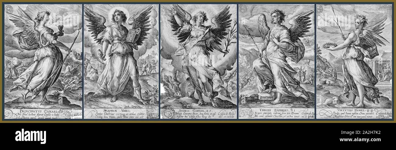 Five angels hi-res stock photography and images - Alamy