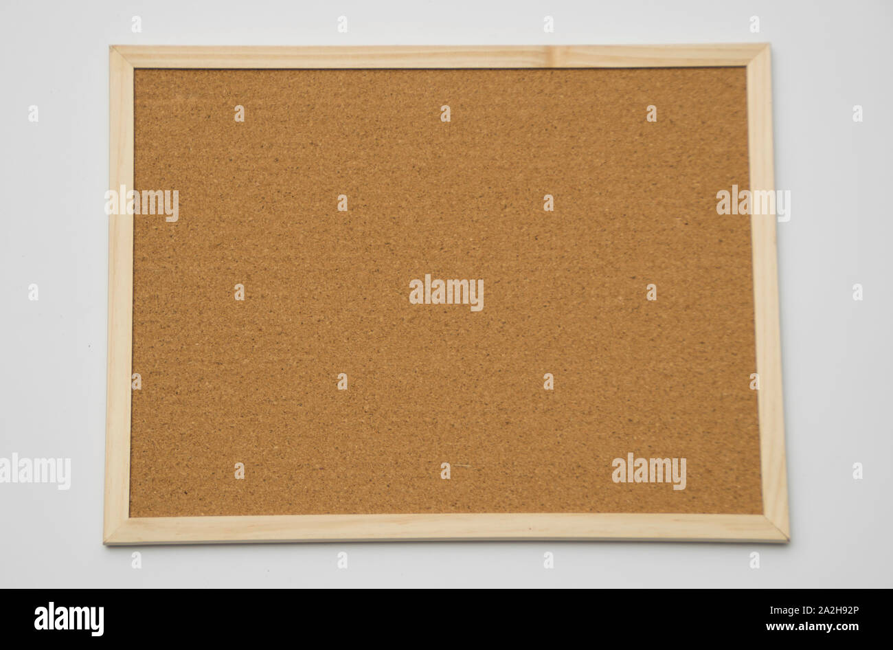 Blank cork board mock up with cork-board texture background with wooden ...
