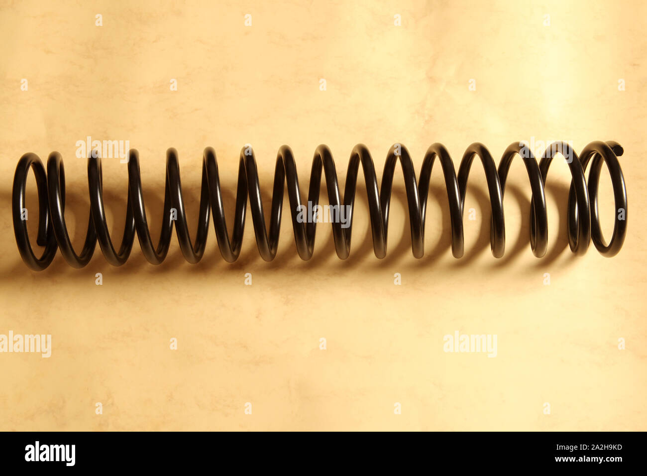 new metal springs texture background Stock Photo - Alamy