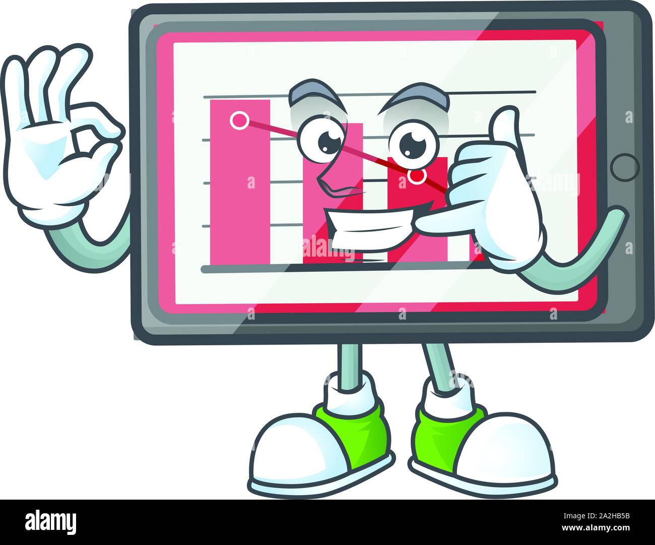 Call me down chart horizontal table on white background Stock Vector ...