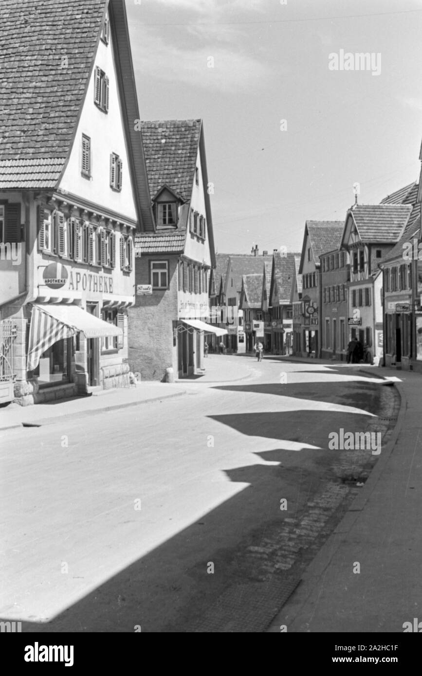 Ein Ausflug nach Giengen, Deutsches Reich 1930er Jahre. A trip to ...