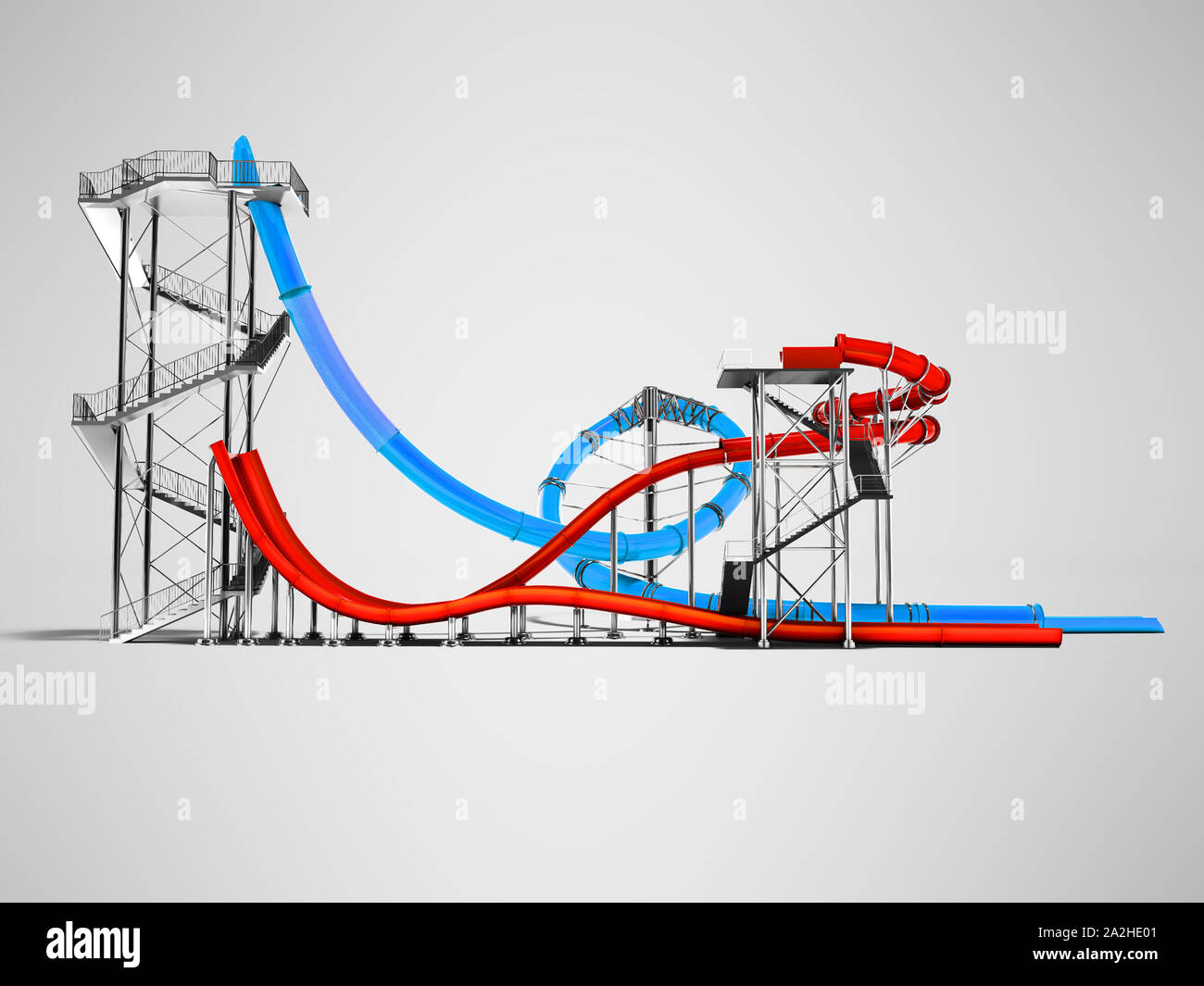 Water Slides Two High Resolution Stock Photography and Images - Alamy