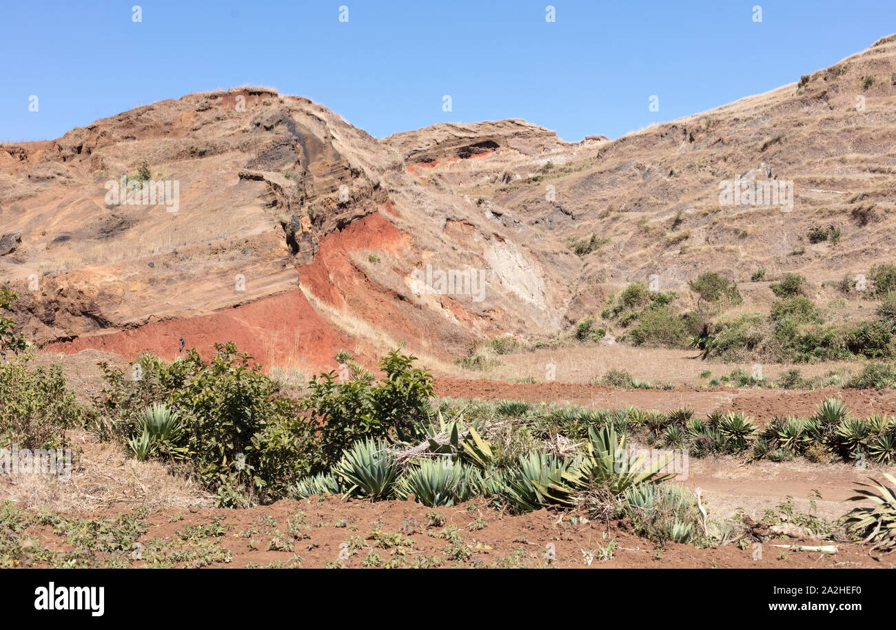 The famous red sand of Madagascar, Africa Stock Photo - Alamy