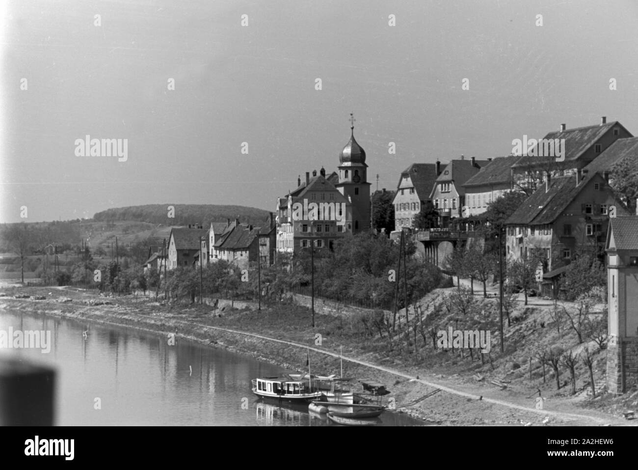 Ein Ausflug nach Bad Friedrichshall, Deutsches Reich 1930er Jahre. A ...