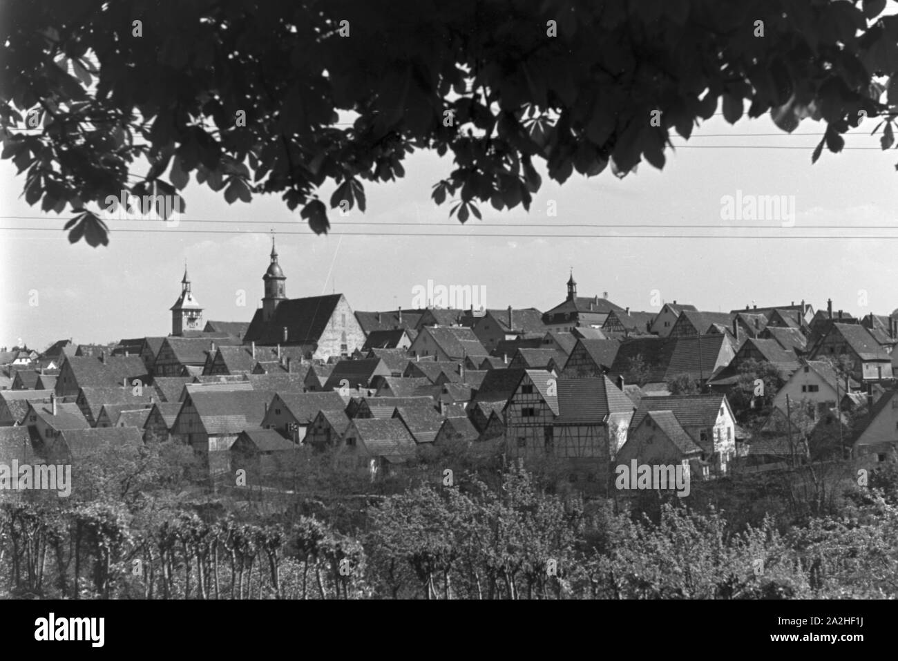 Ein Ausflug nach Gerlingen, Deutsches Reich 1930er Jahre. A trip to ...