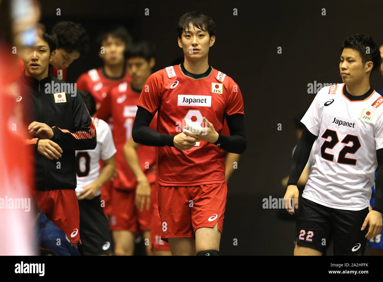 Masahiro Yanagida (8) of Japan during the FIVB Volleyball Men's World ...