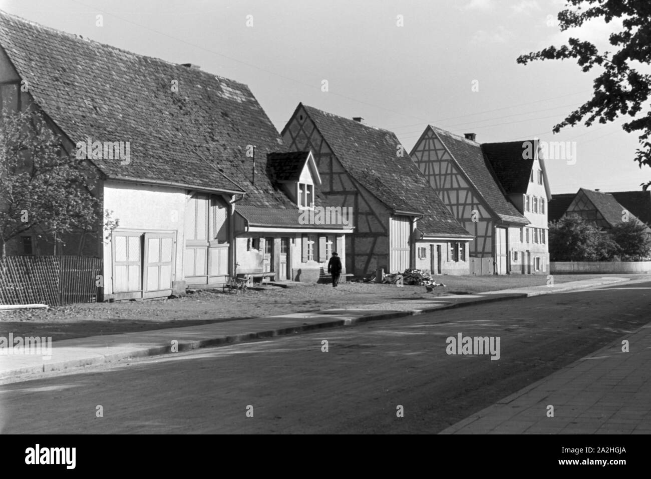 Ein Ausflug nach Trossingen, Deutsches Reich 1930er Jahre. A trip to ...