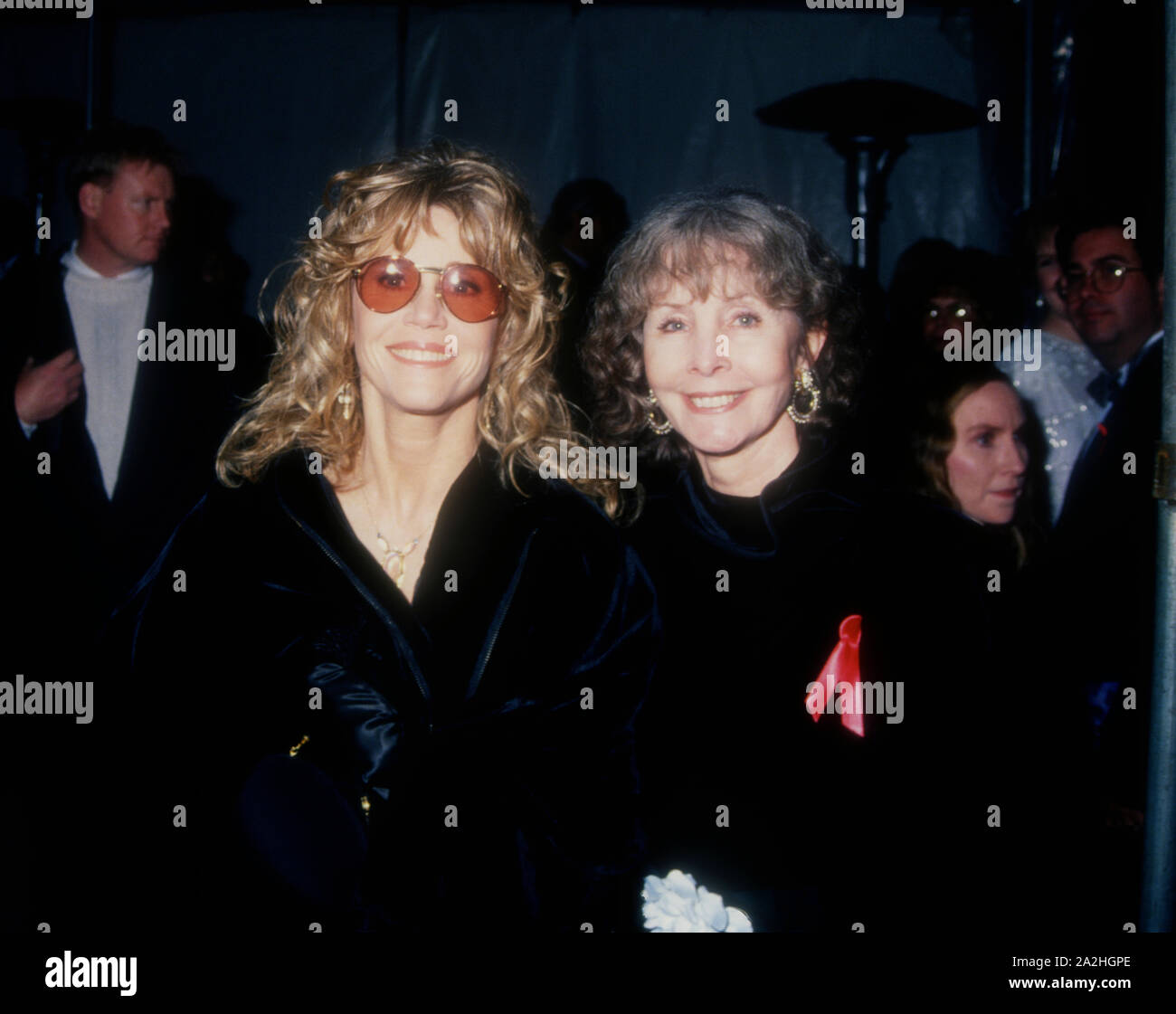 Los Angeles, California, USA 15th January 1995 Actress Jane Fonda and ...