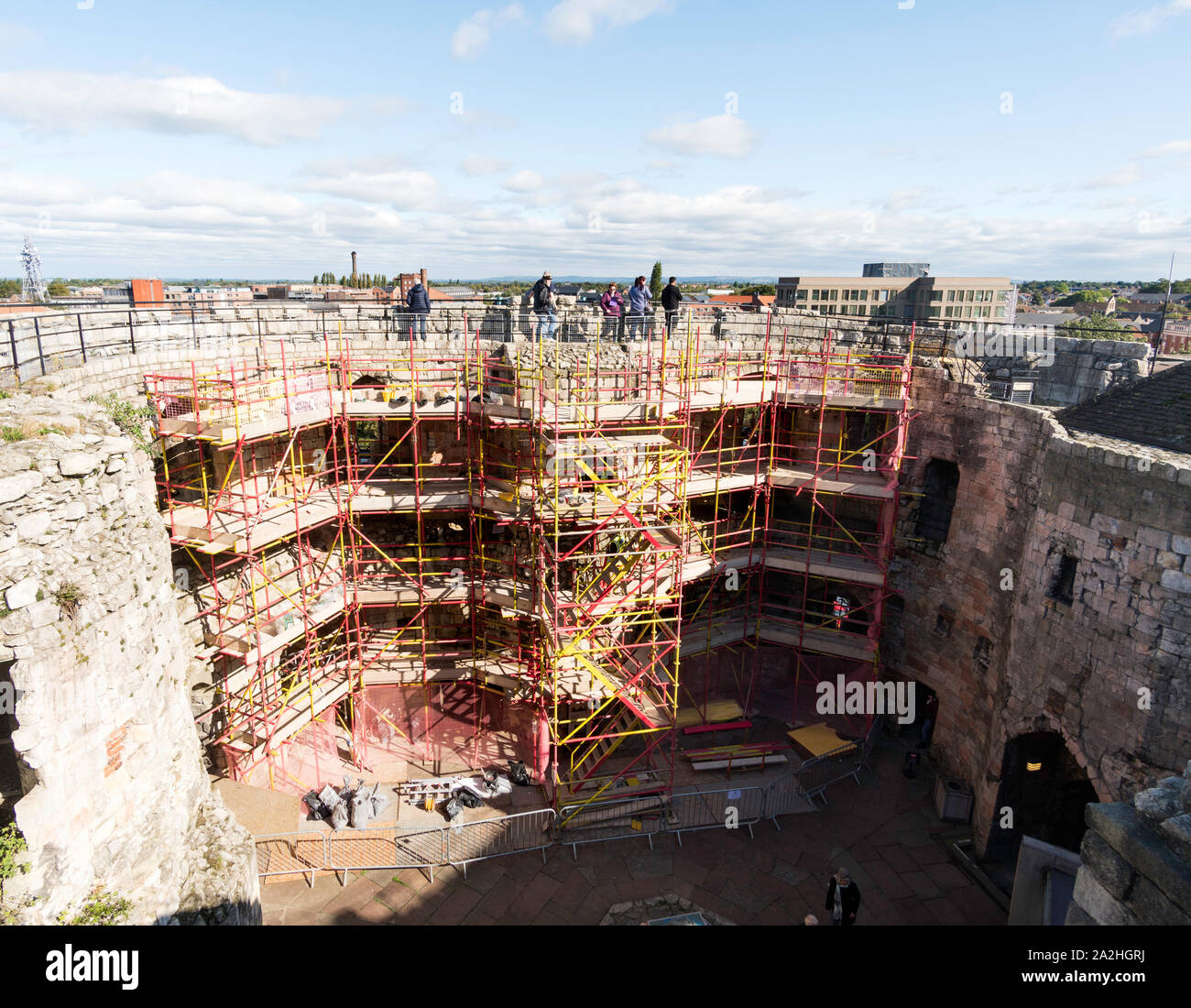 Inside cliffords tower york castle hi-res stock photography and images ...