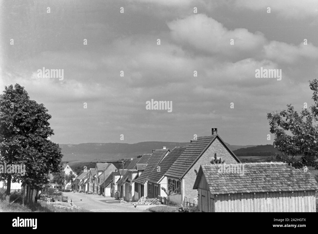 Ein Ausflug nach Trossingen, Deutsches Reich 1930er Jahre. A trip to ...
