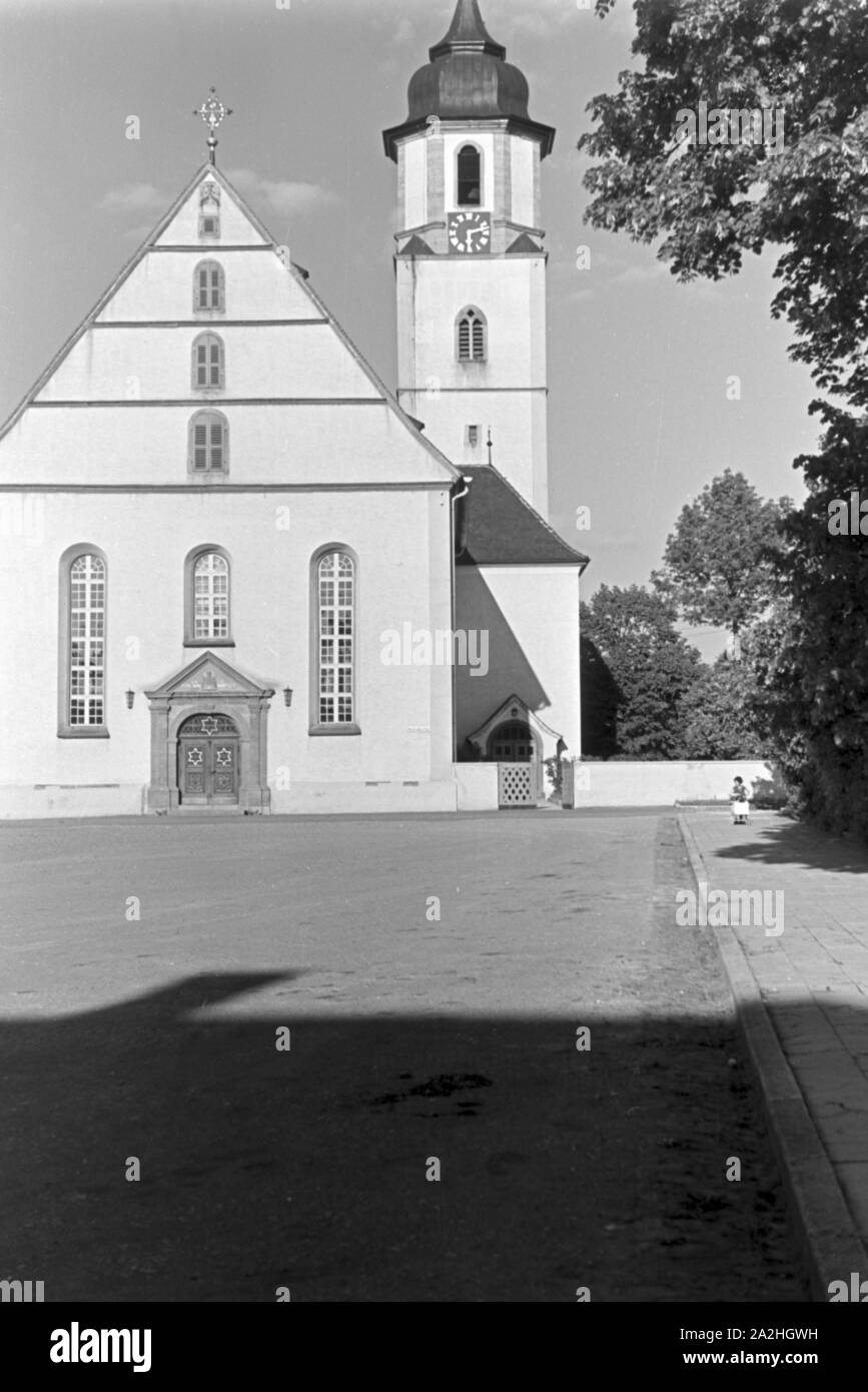 Ein Ausflug nach Trossingen, Deutsches Reich 1930er Jahre. A trip to ...
