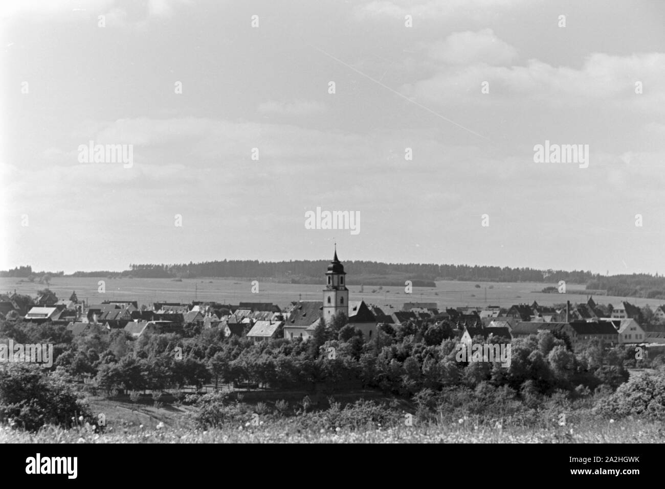 Ein Ausflug nach Trossingen, Deutsches Reich 1930er Jahre. A trip to ...