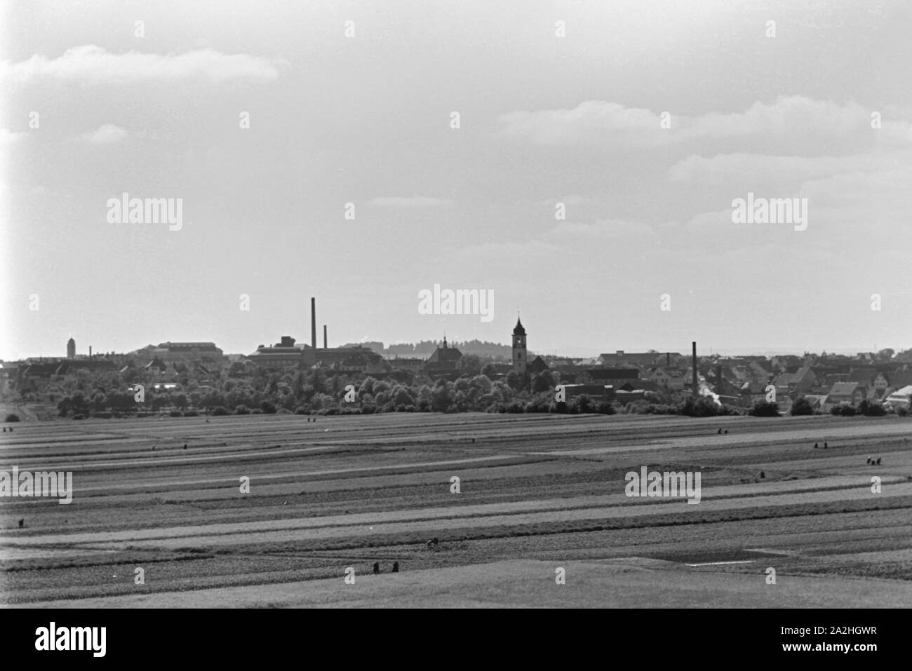 Ein Ausflug nach Trossingen, Deutsches Reich 1930er Jahre. A trip to ...