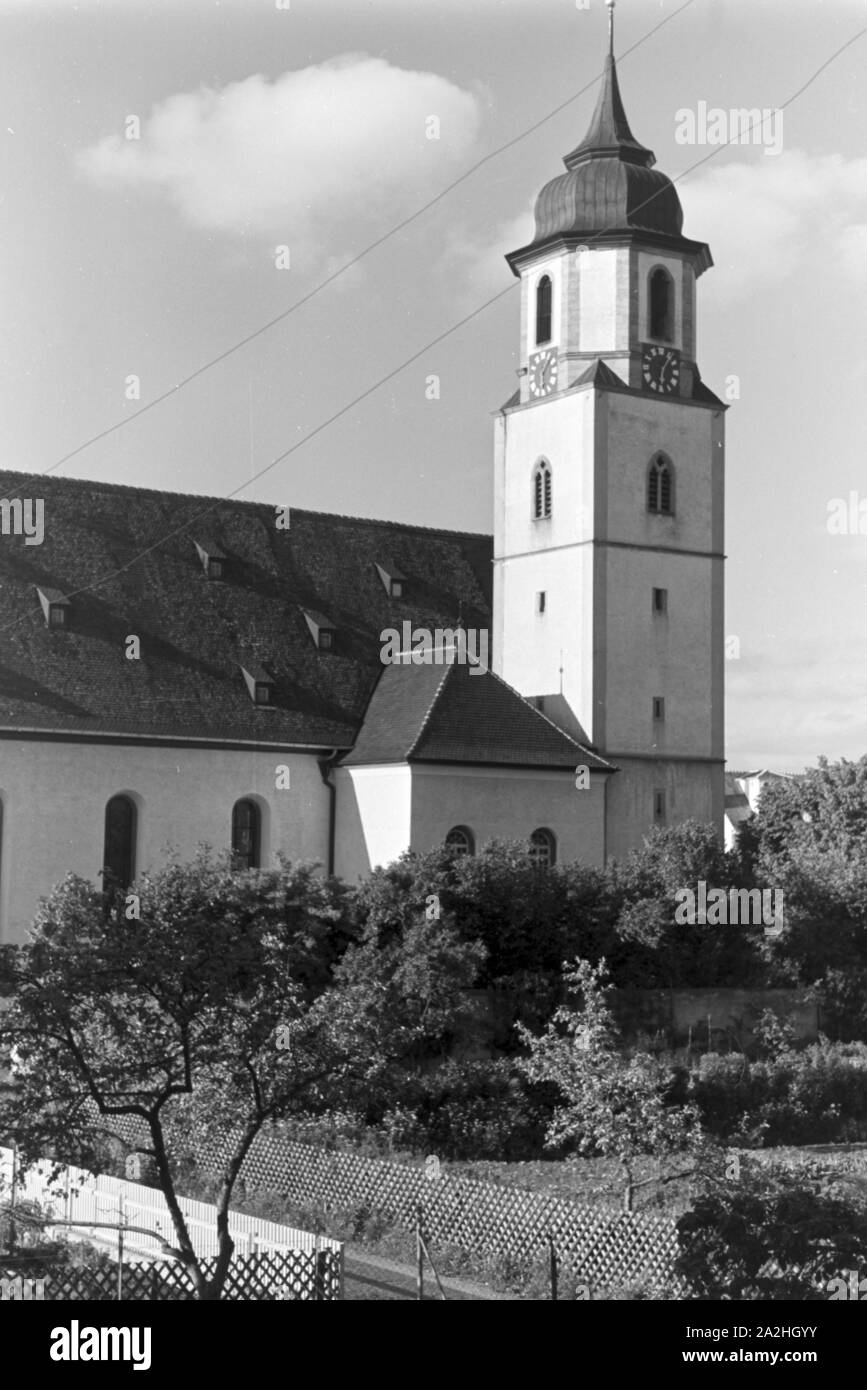 Ein Ausflug nach Trossingen, Deutsches Reich 1930er Jahre. A trip to ...