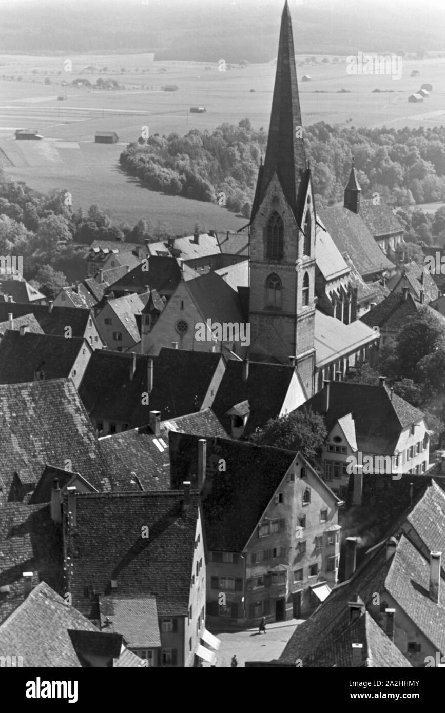 Eine Reise nach Rottweil im Schwarzwald, Deutsches Reich 1930. A trip ...