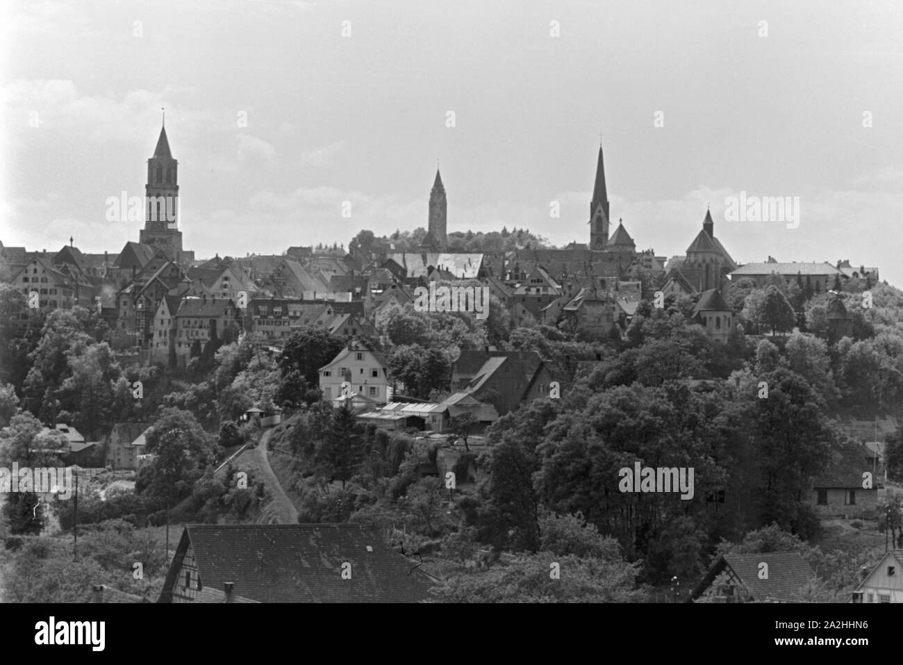 Eine Reise nach Rottweil im Schwarzwald, Deutsches Reich 1930. A trip ...