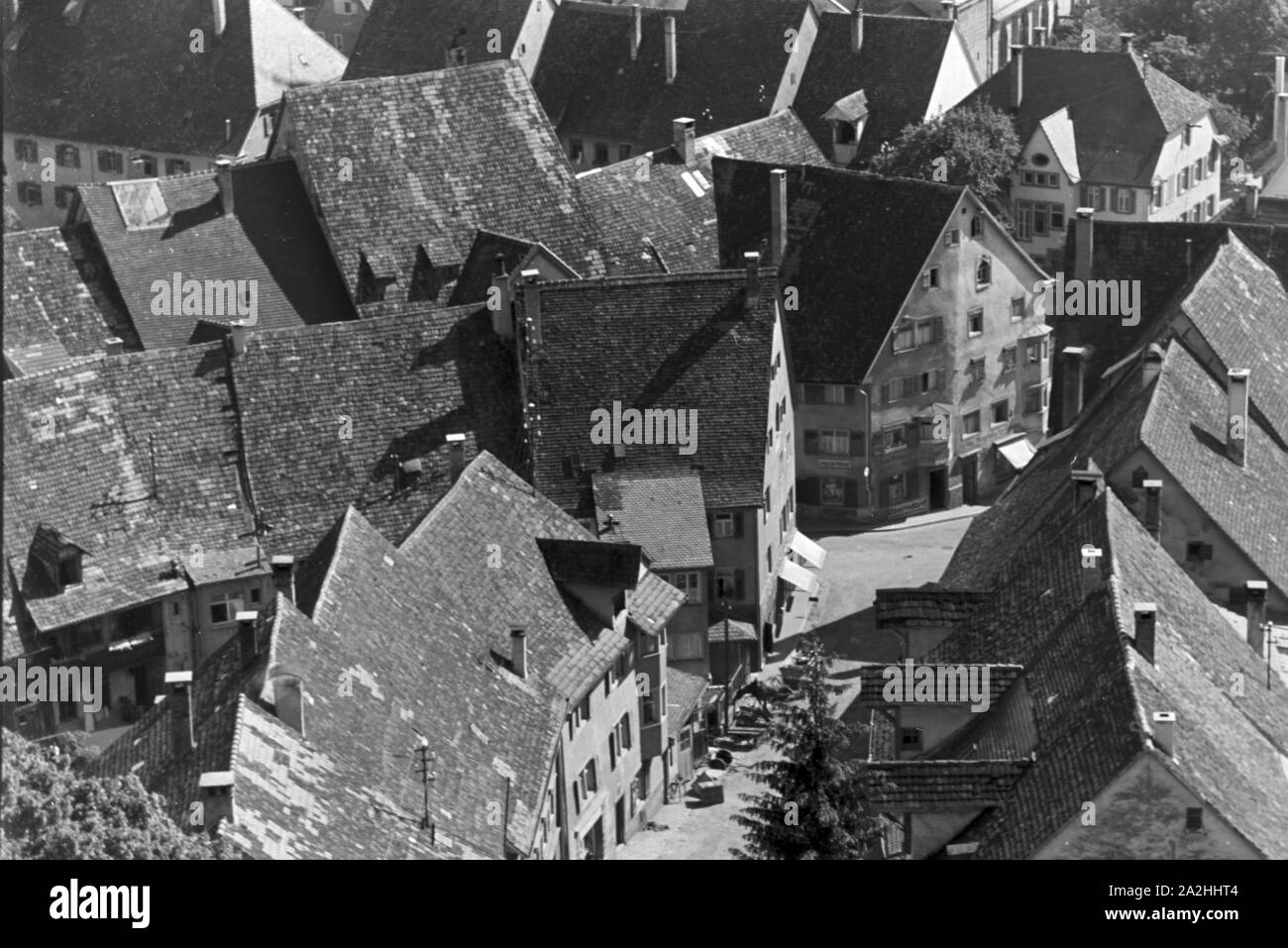 Eine Reise nach Rottweil im Schwarzwald, Deutsches Reich 1930. A trip ...