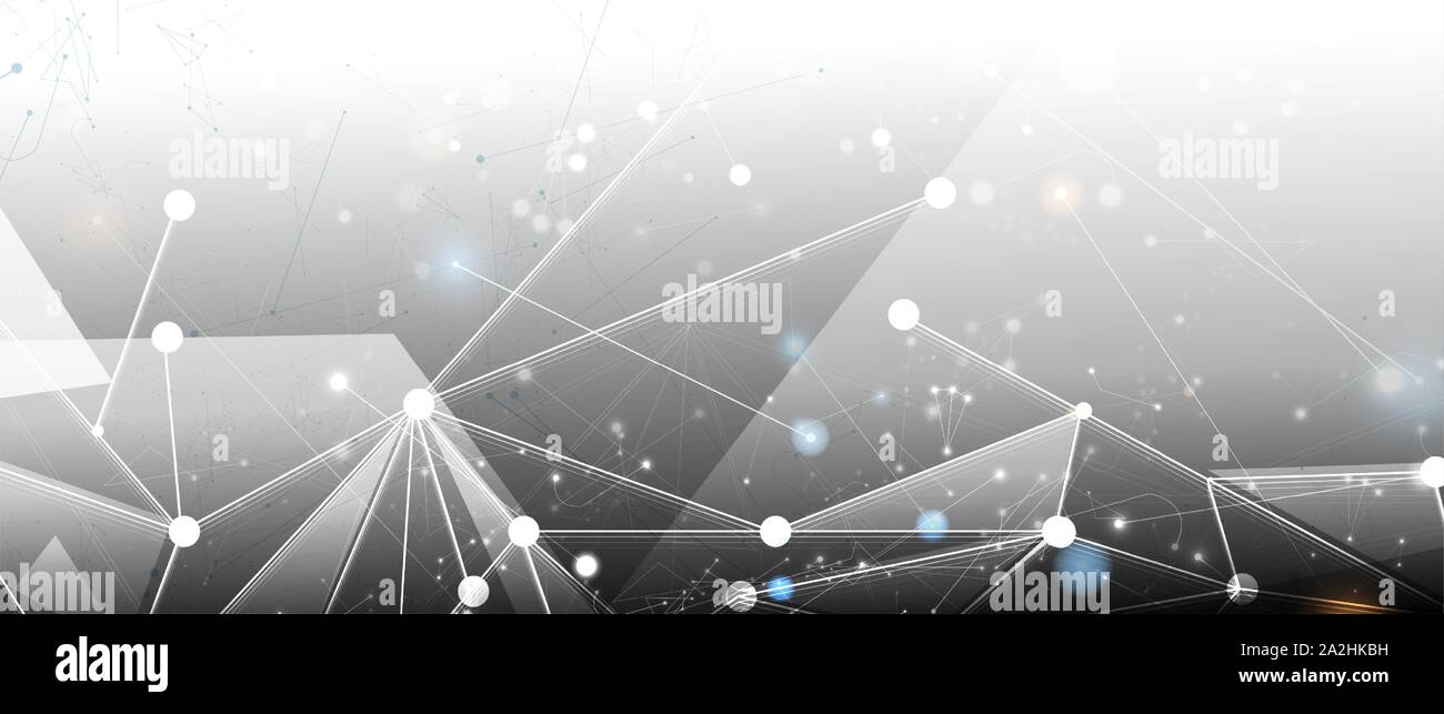 Technology innovation background, idea of global business solution ...