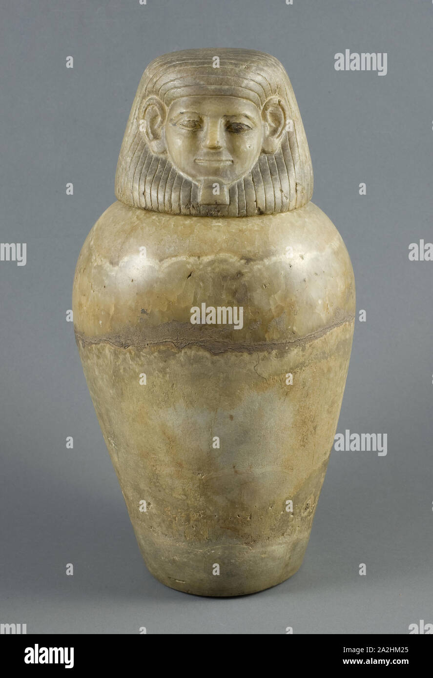 Canopic Jar with Human Head Lid, Middle Kingdom, Dynasty 12 (about 1985 ...