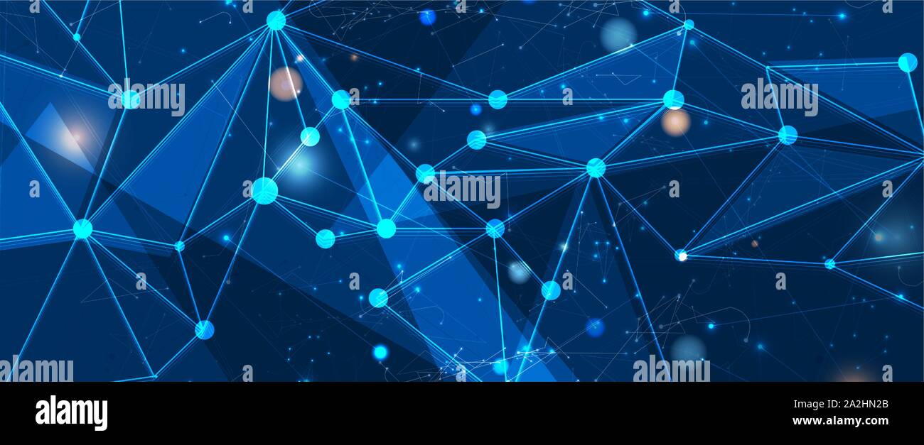 Technology innovation background, idea of global business solution ...